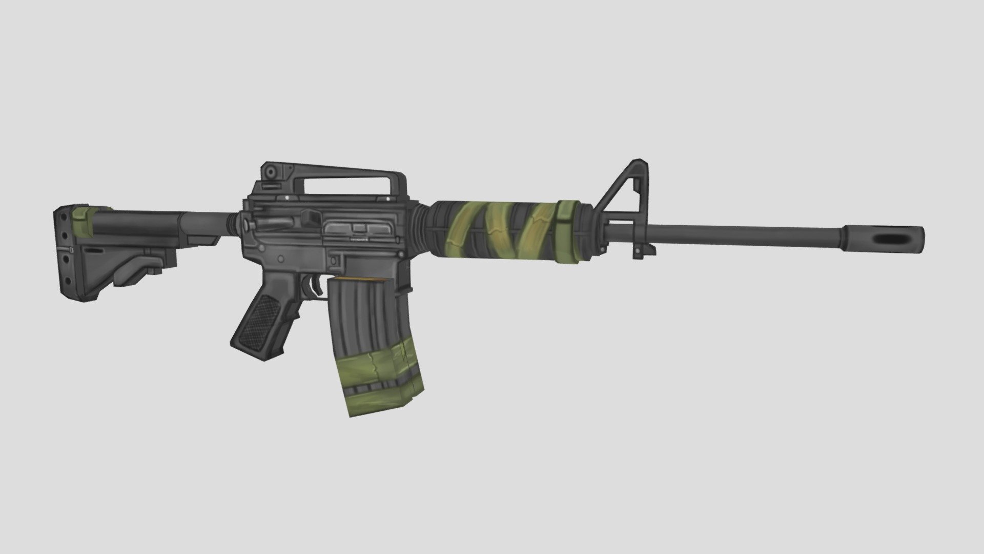 Bushmaster XM-15 Custom - 3D model by BRITA74 [718122d] - Sketchfab