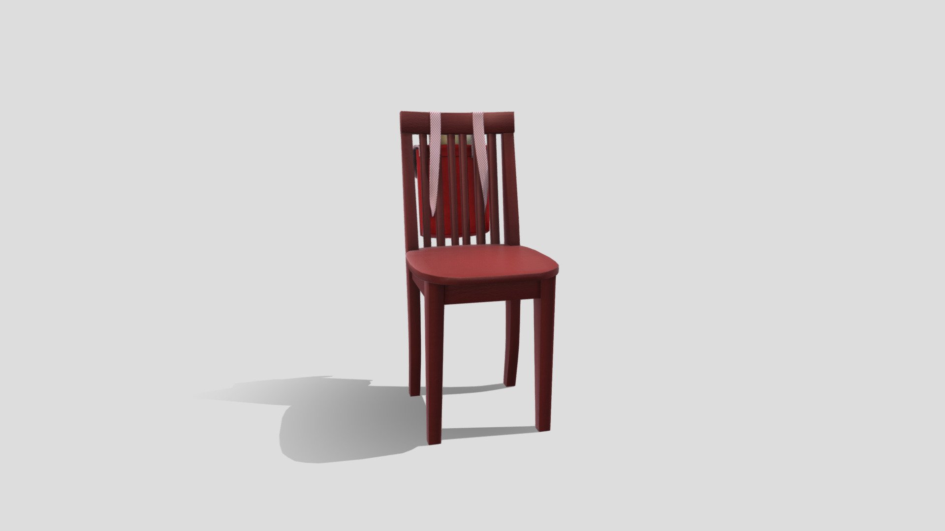 Wooden Chair With Backer Pocket - Buy Royalty Free 3D model by 3dia ...