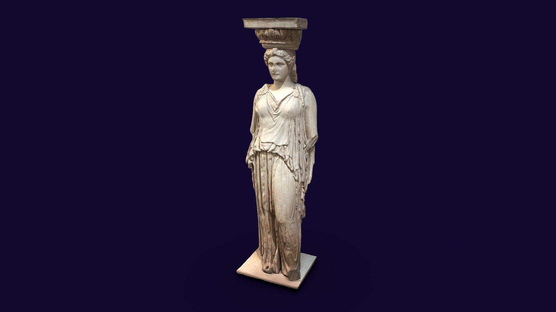 Erechtheion Caryatid, British Museum - Download Free 3D model by danielpett [7181dd8] - Sketchfab