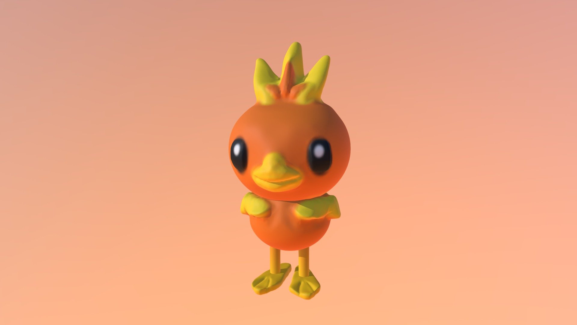 Cute Creature - Torchic [SCHOOL] - 3D model by kikkiri [7183557 ...