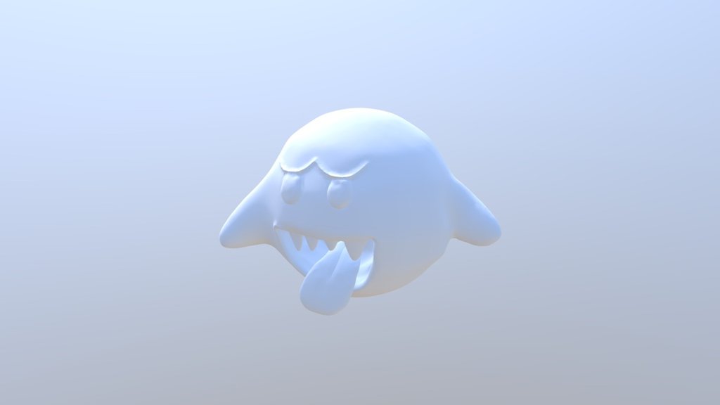 Mario Boo Sculpt - 3D model by copppertopp [7185556] - Sketchfab