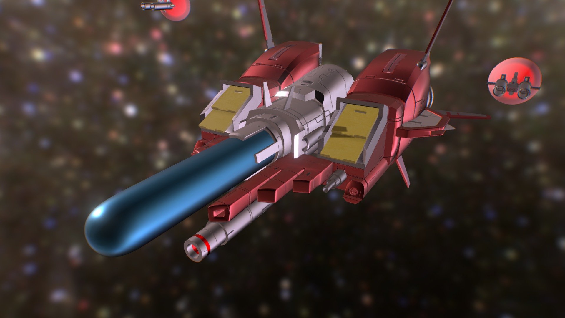 OF-1 Daedalus R-Type Final Ship - 3D model by AORV [718568b] - Sketchfab