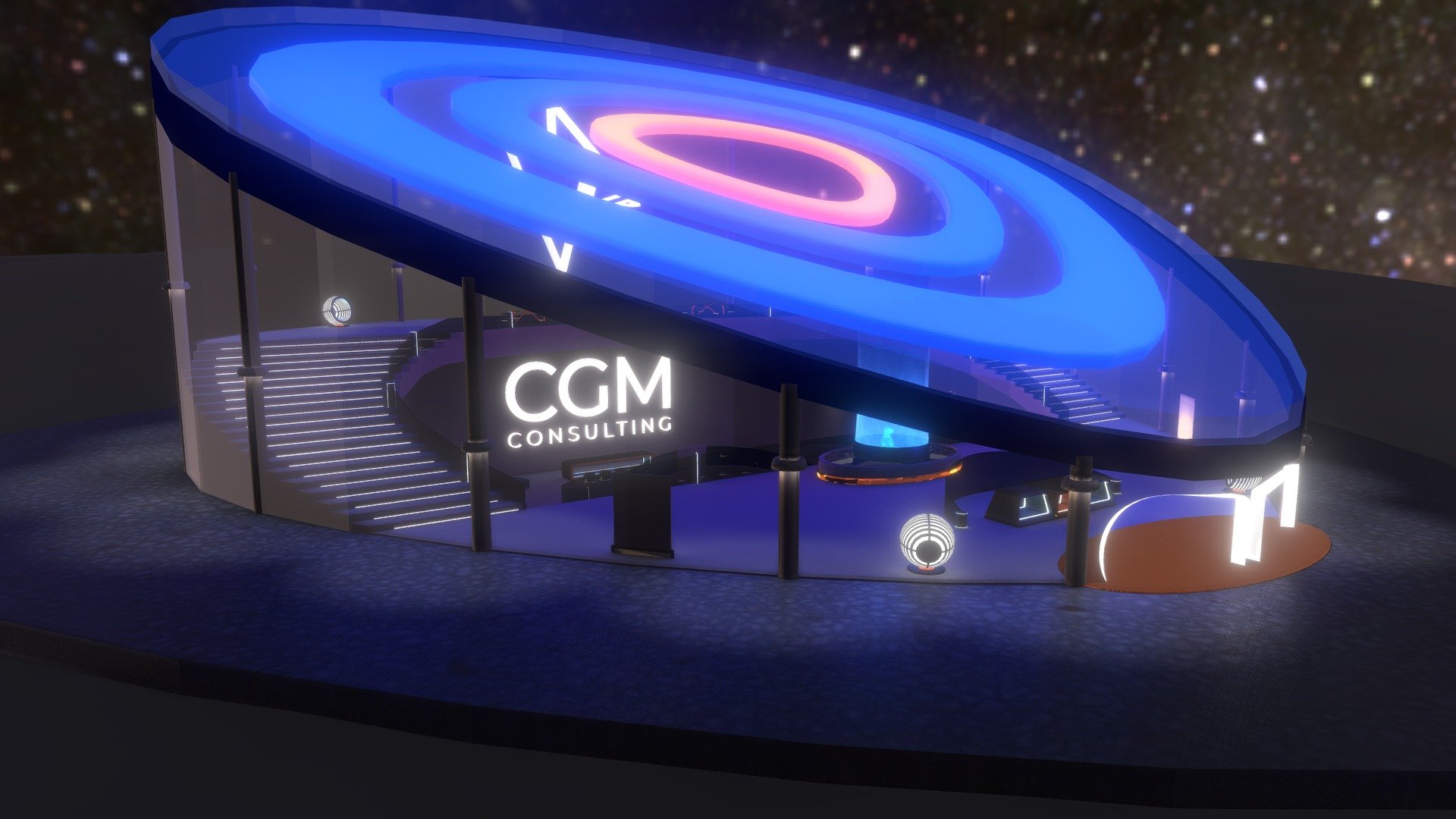 Multipurpose Corporate Enviroment - 3D model by VERSE (@cgm-verse ...