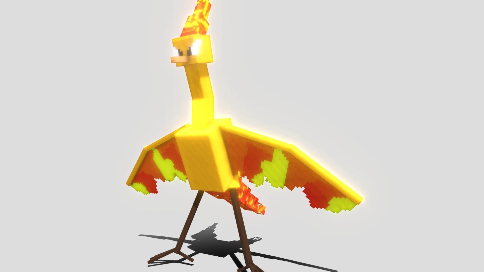 Goofy Moltres - Download Free 3D model by Master Galanodel (@Master ...