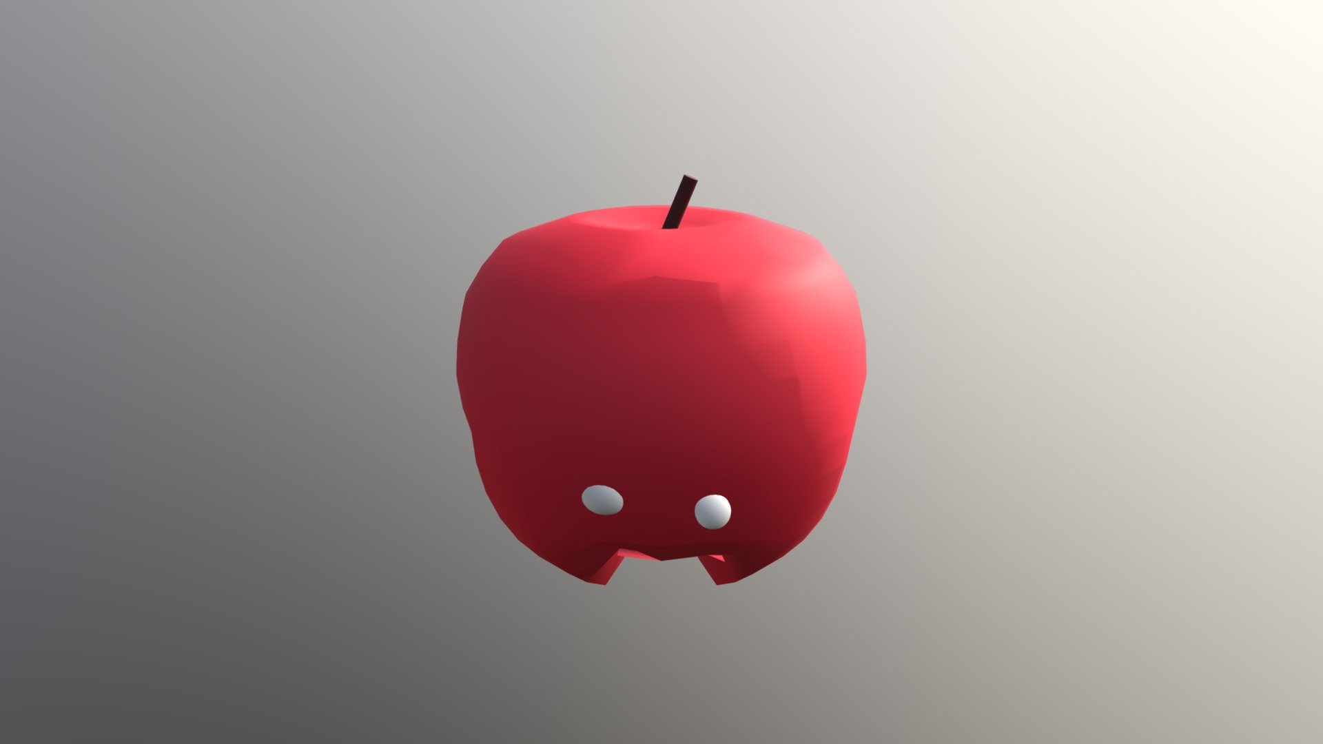 Scared Apple - Download Free 3D model by sjt82 [7186877] - Sketchfab