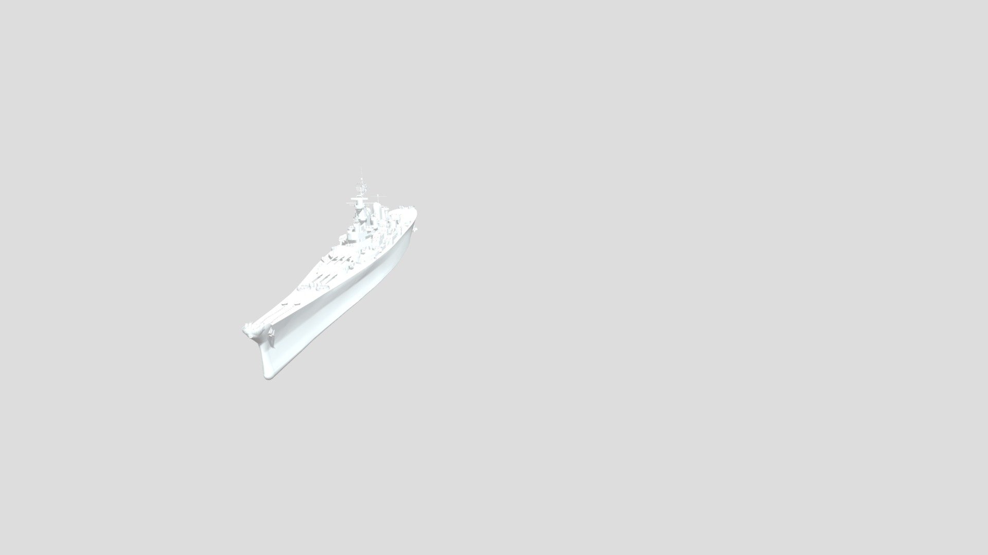 USS Wisconsin BB 64 - Download Free 3D model by Gl!tchy G0d ...