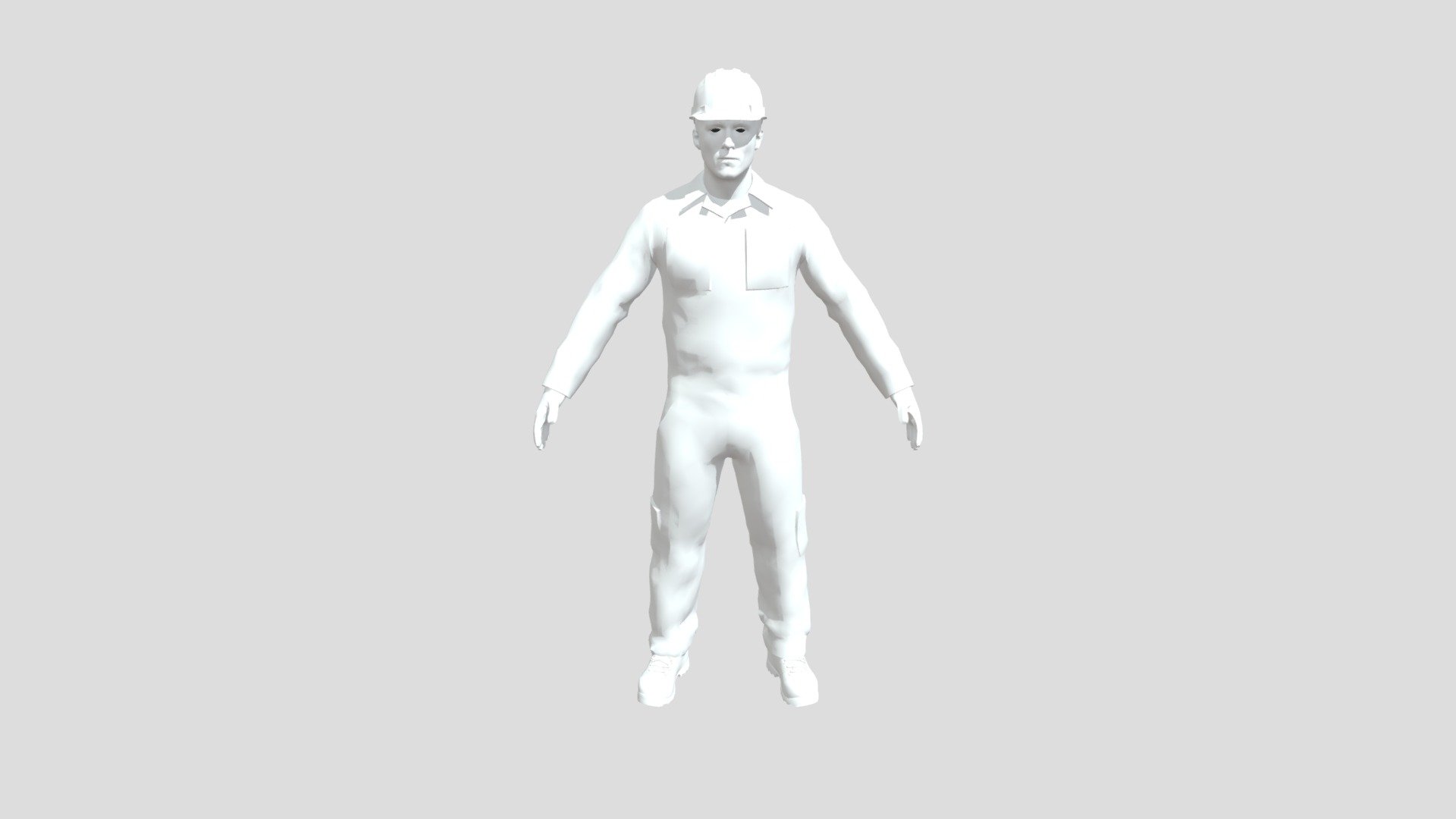 WORKER - Download Free 3D model by max_f5_studio [7188331] - Sketchfab