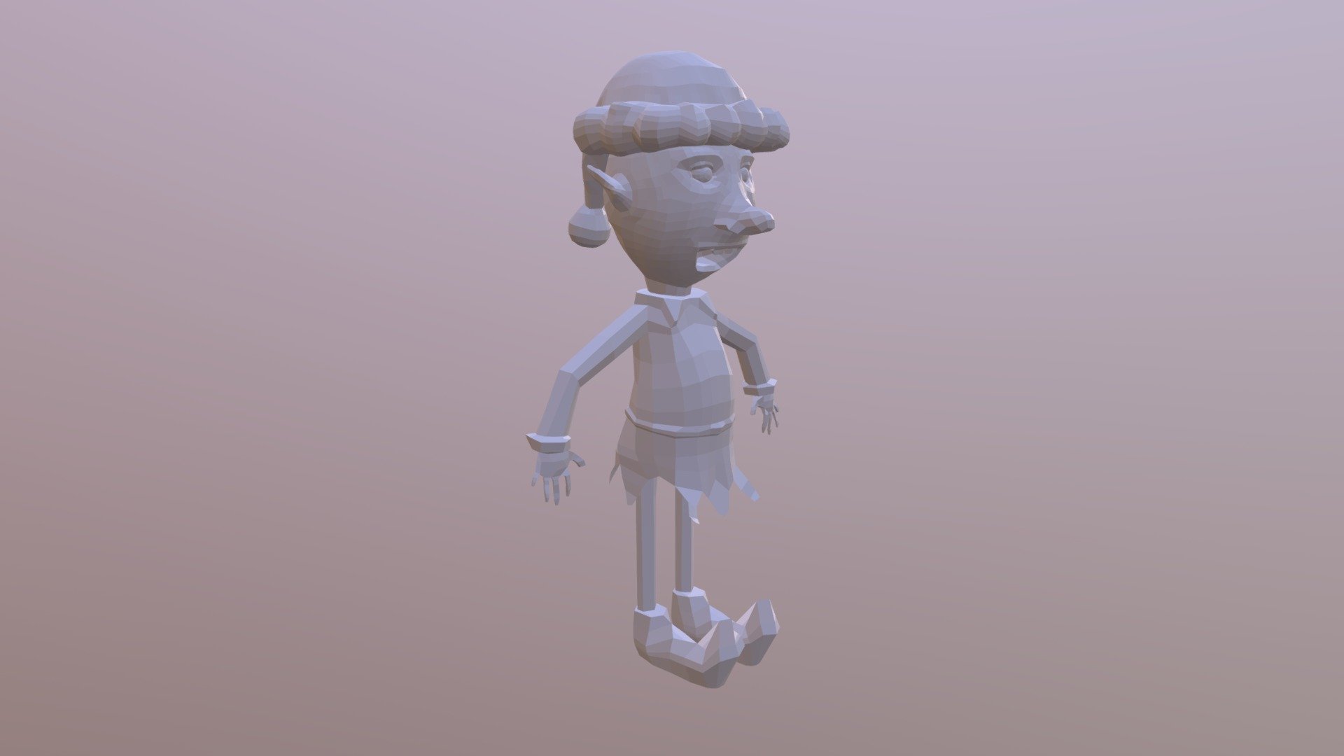 Retopology of Elf Character - 3D model by xavierlaw [7188669] - Sketchfab