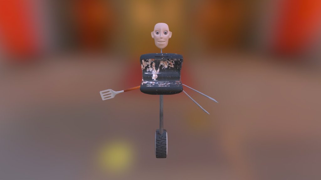 Evil Grill Master - Download Free 3D model by Brian James Crowell ...