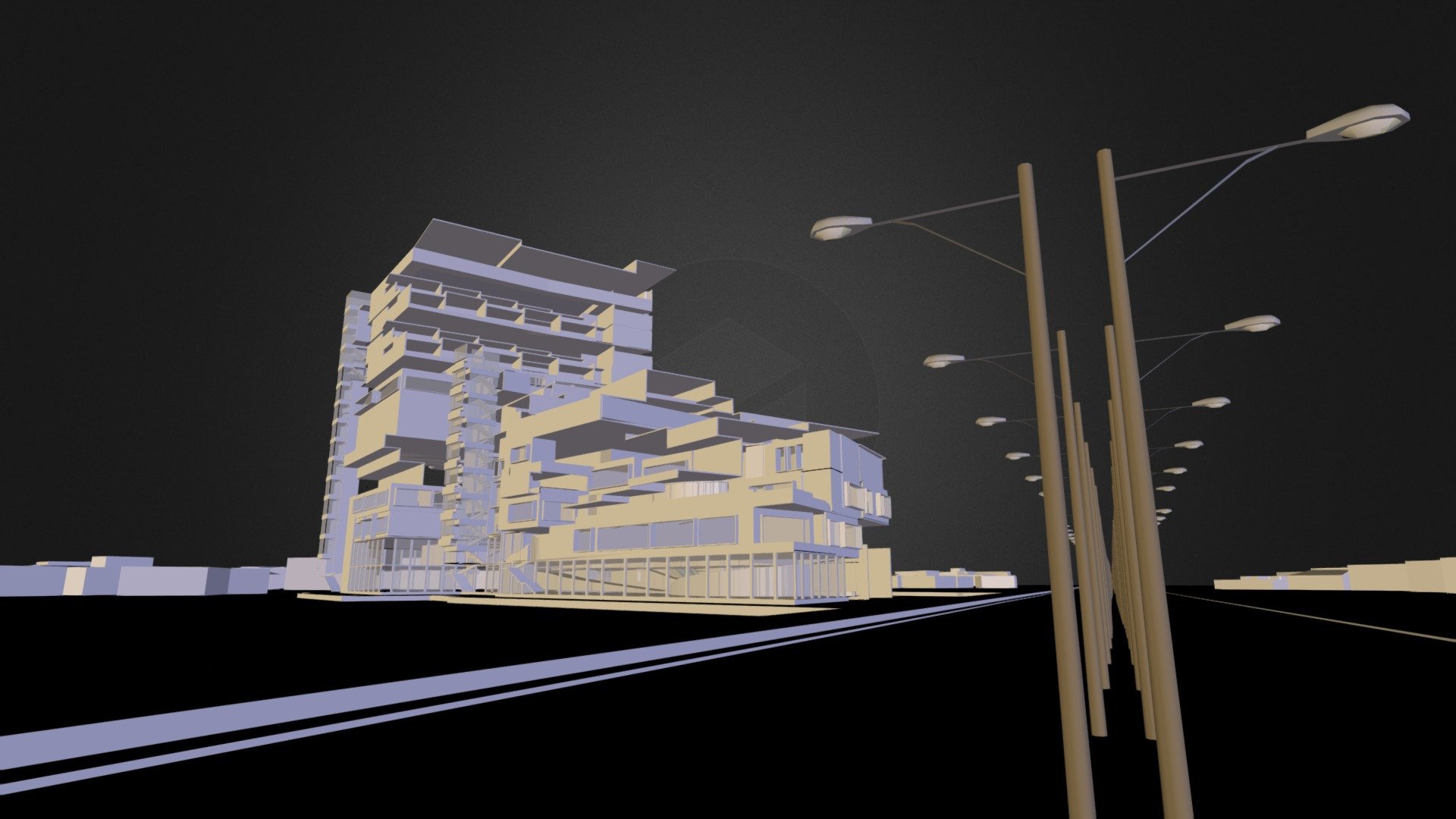 Mixed Use Development - 3D model by sanjaysridhar93 [718a26e] - Sketchfab