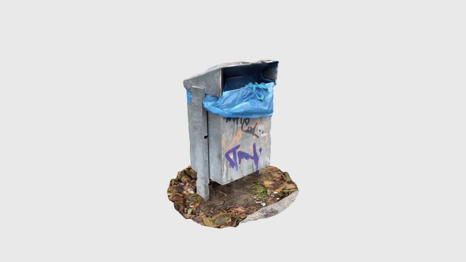 Garbage Can - Download Free 3D model by juliusdrost [718a2ed] - Sketchfab