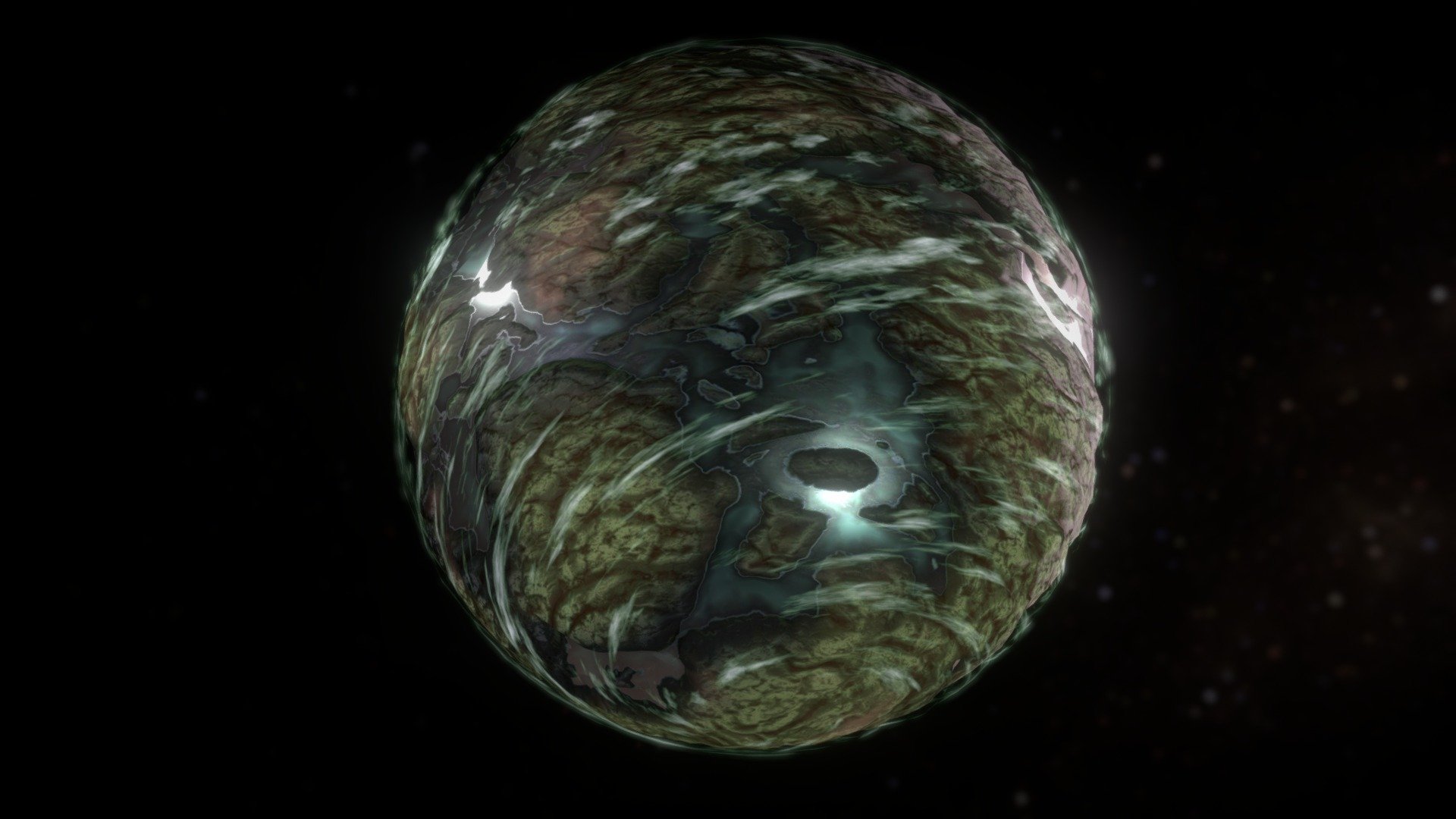 Green_Exoplanet - 3D model by Orest TerremotO (@TerremotO) [718bcd5 ...