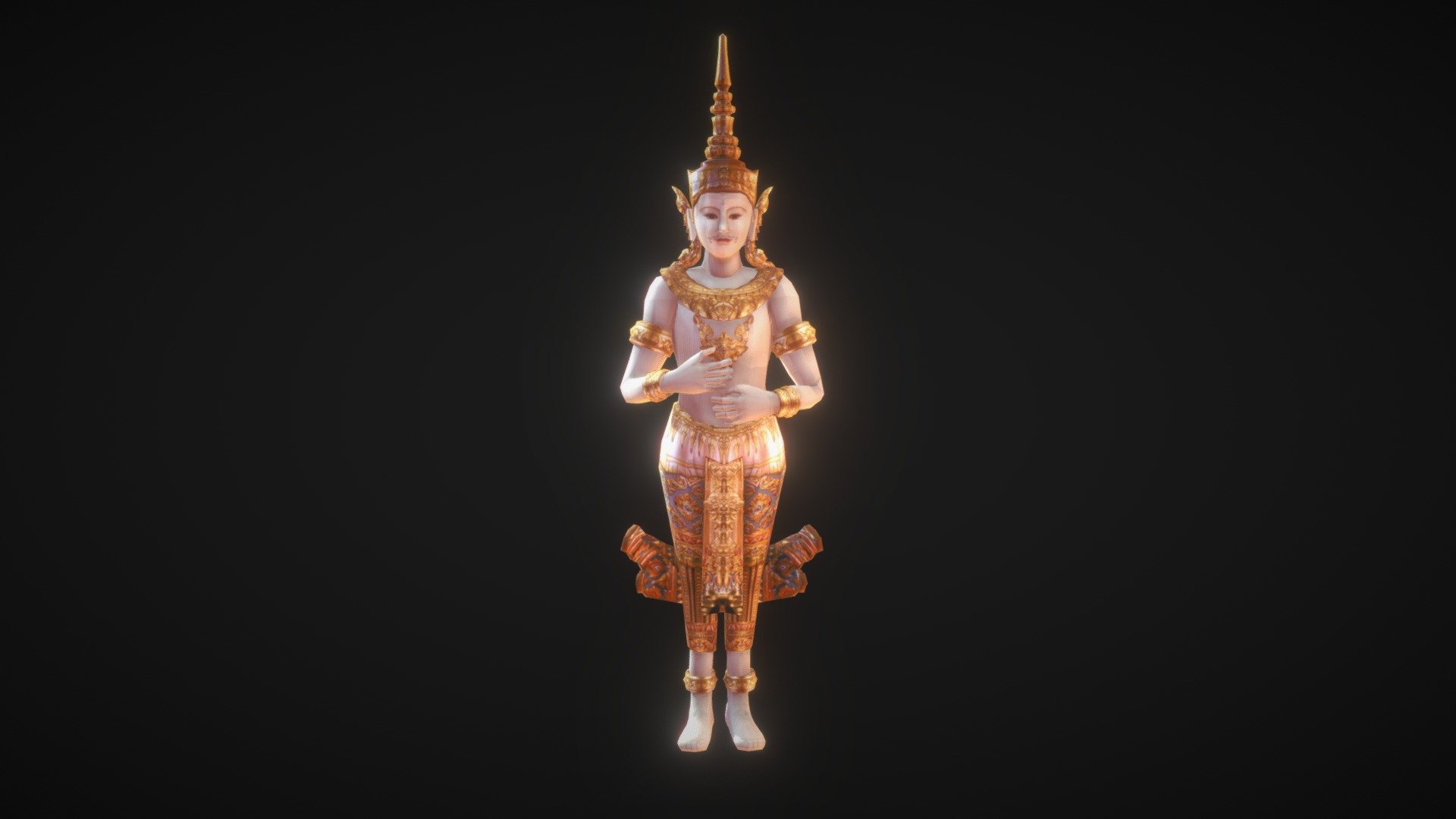 Standing God, The King Rama 9 Royal Funeral Pyre - Download Free 3D ...