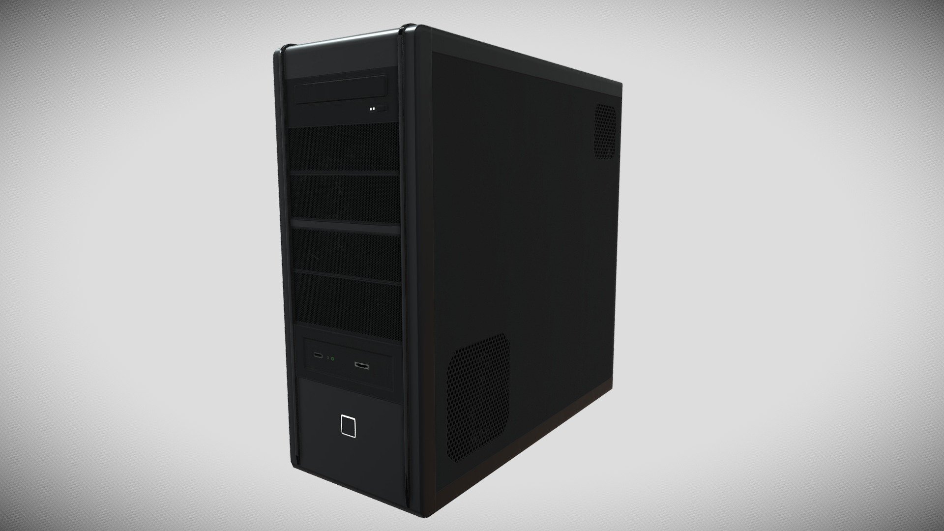 Computer Tower Gameready - Buy Royalty Free 3D model by ...