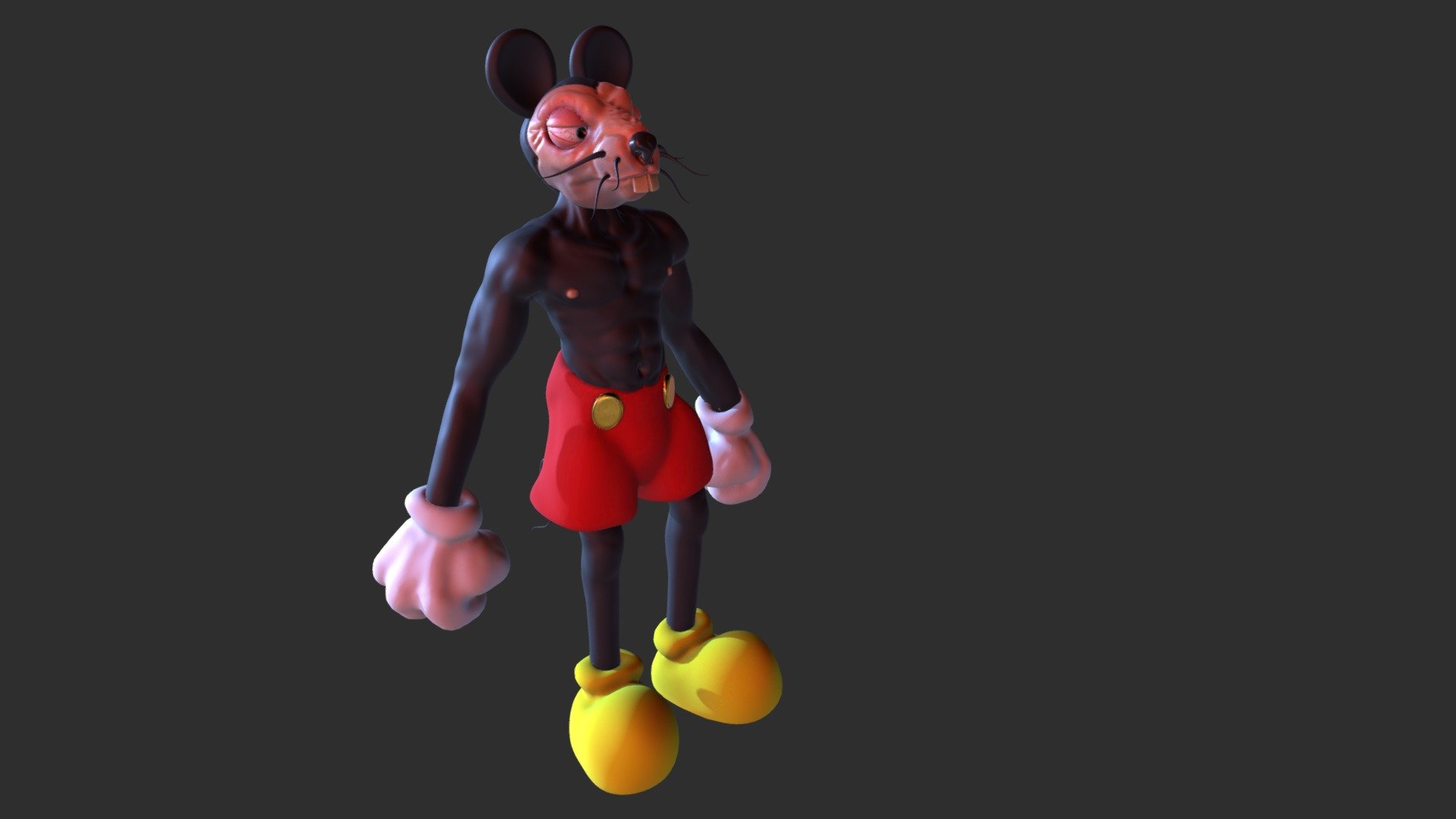 Mikey the Rat - 3D model by s1nt3ch77 [719147d] - Sketchfab