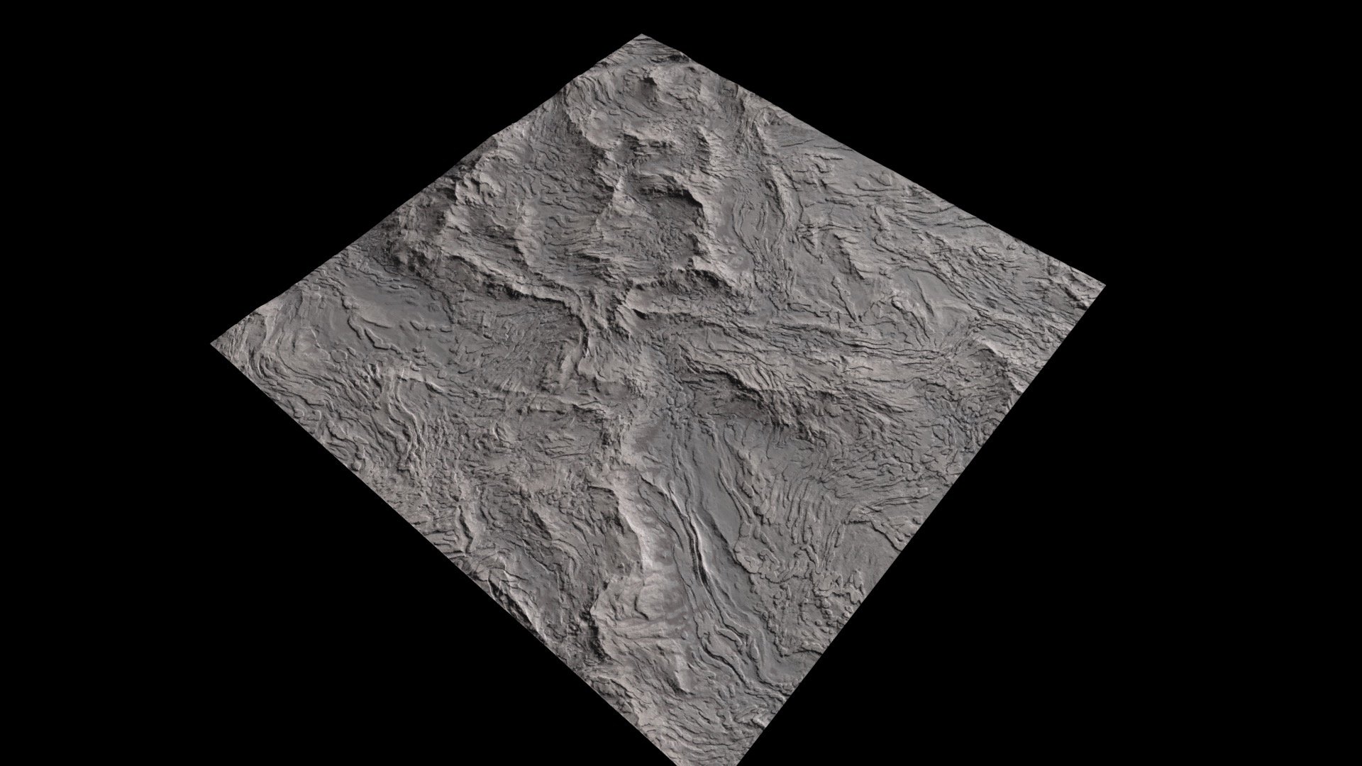 Volcano Terrain Flat Version 9 - Buy Royalty Free 3D model by ...