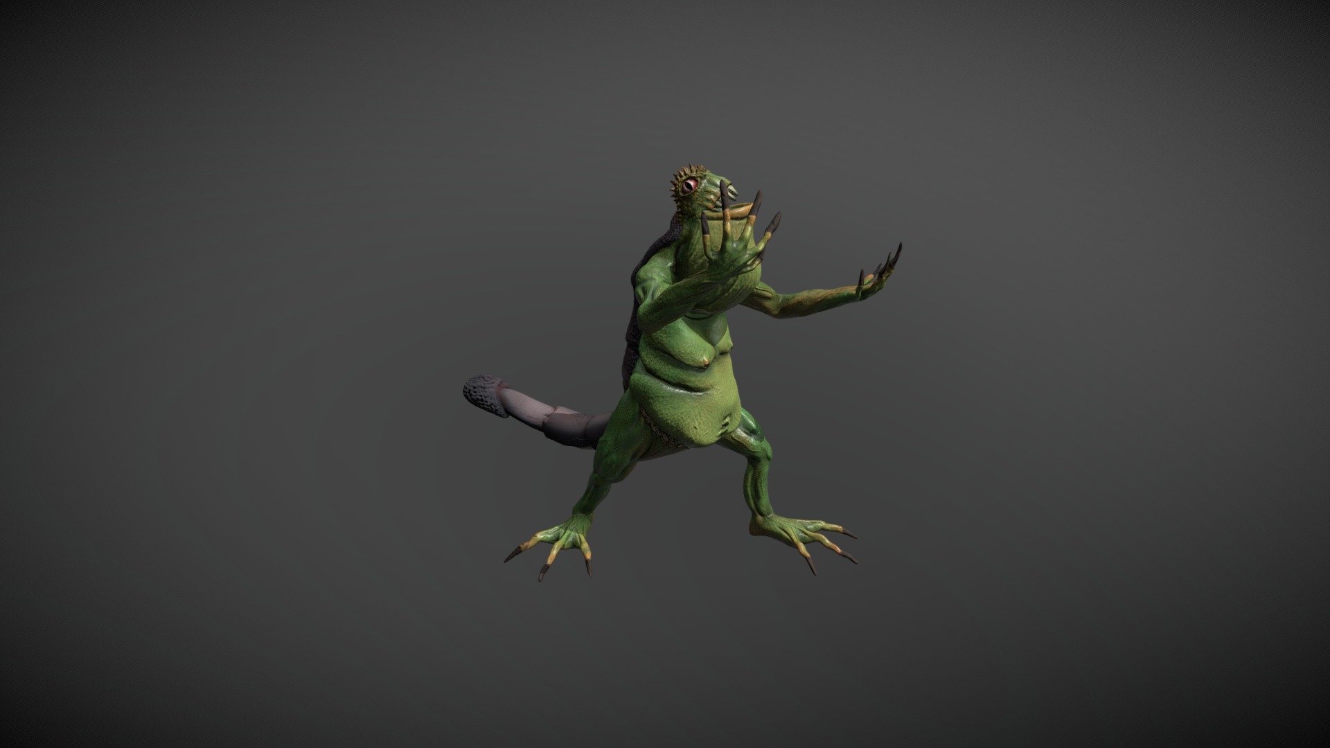 Creature_StyledPose - 3D model by Ogylvain.Viseur [719257f] - Sketchfab