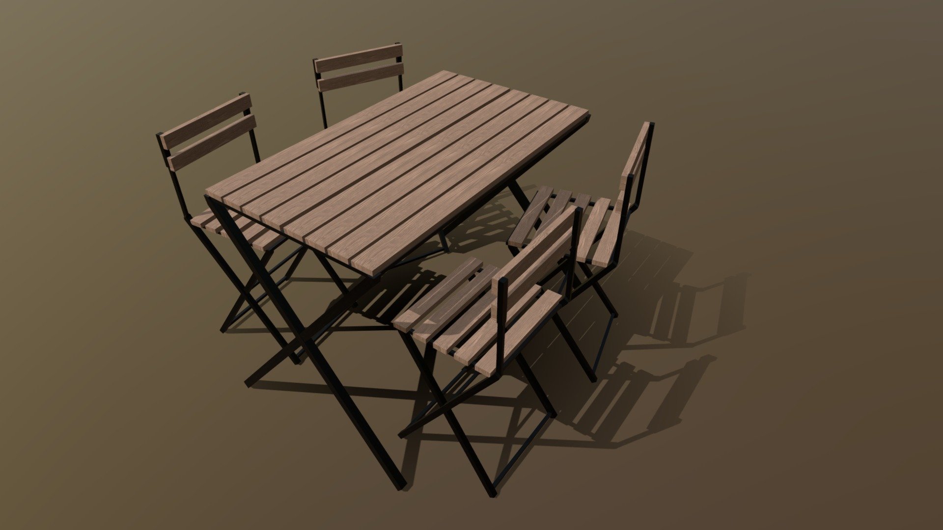 Tables And Chairs - Download Free 3D model by OfekDavid [7193b86 ...