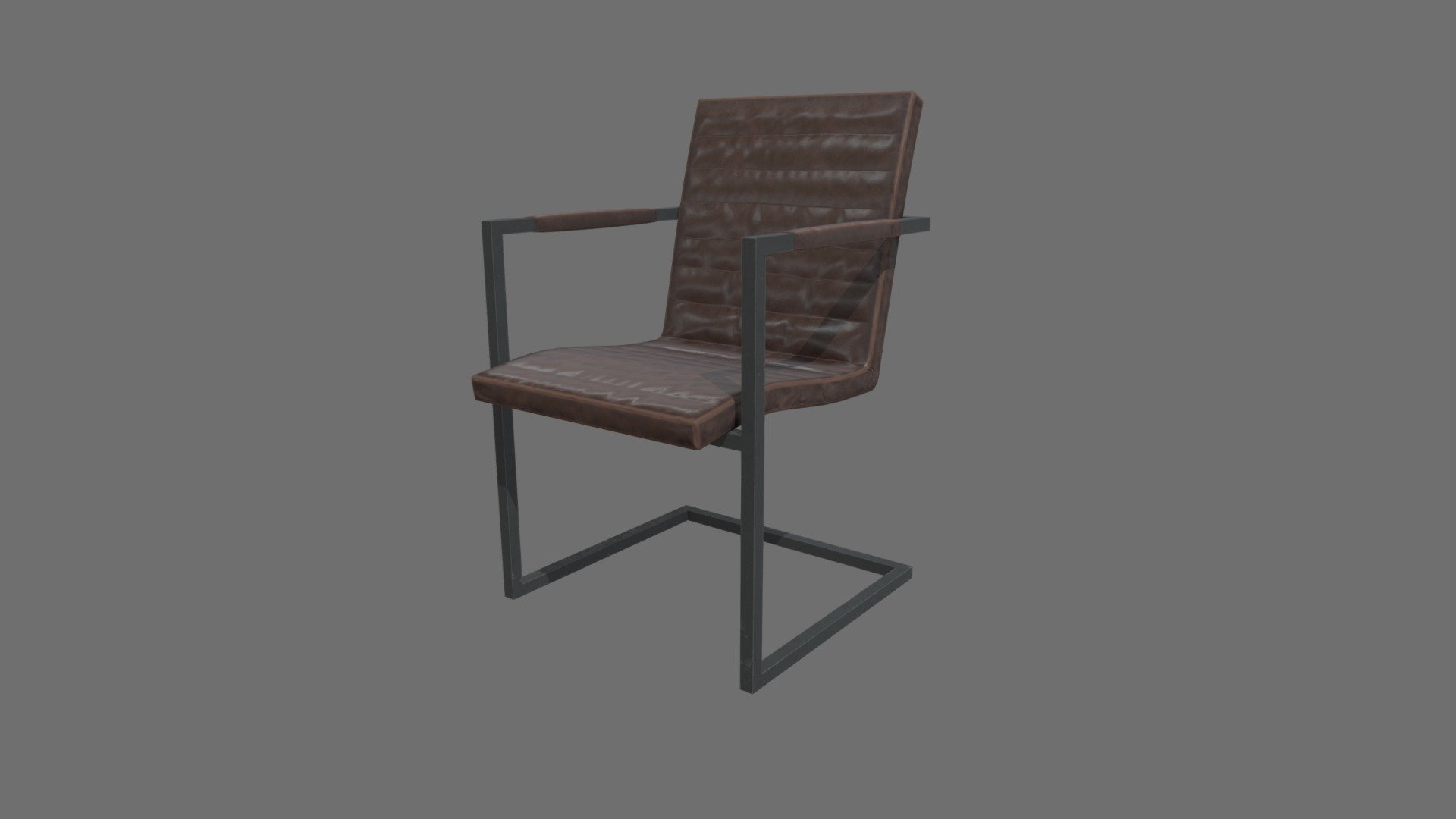 Leather chair - 3D model by Parievskiy (@parievskiy02) [7194769 ...
