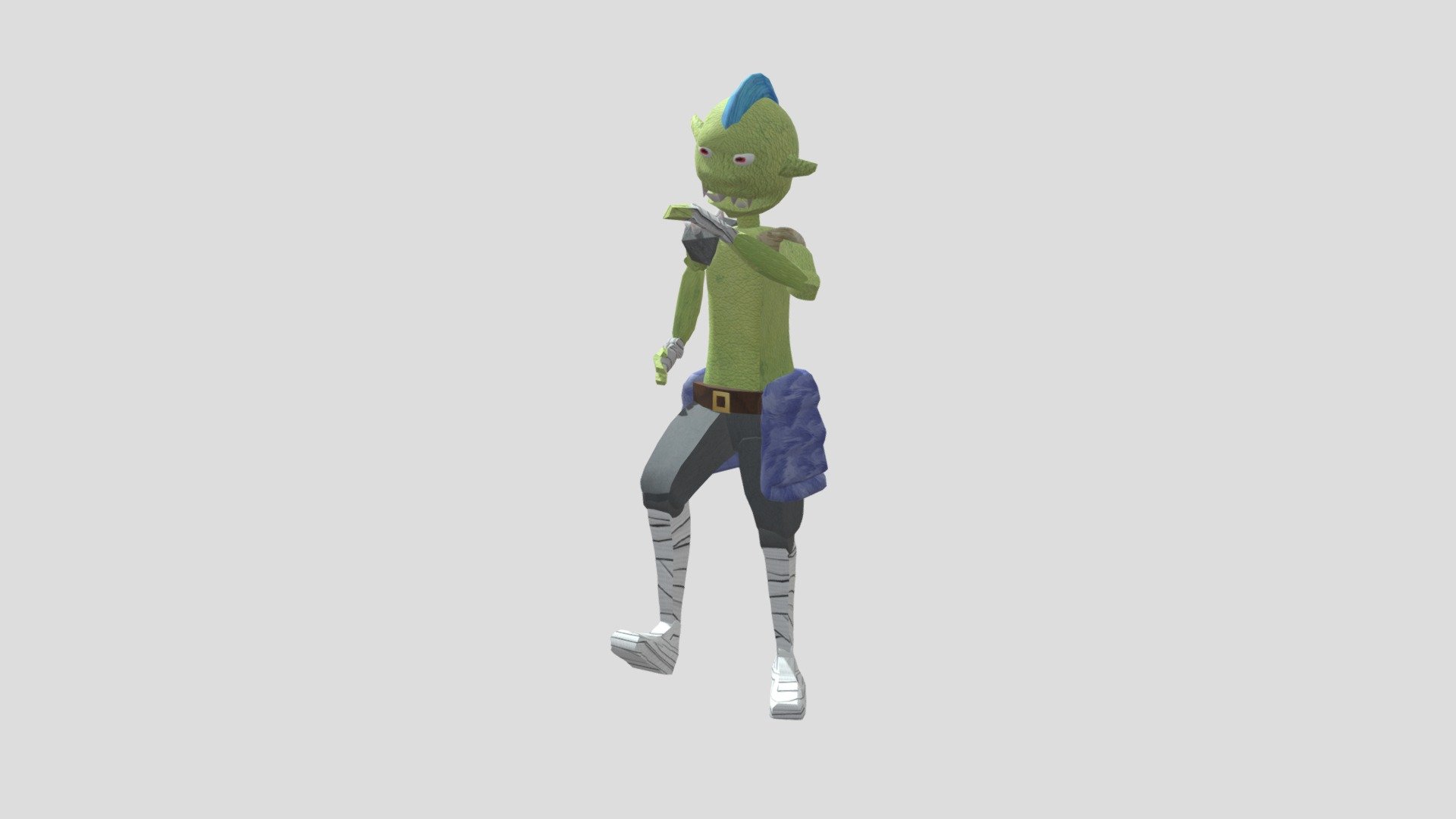 Grunk The Mad - Low-poly 3D model - 3D model by Monkey811 [71978f1 ...