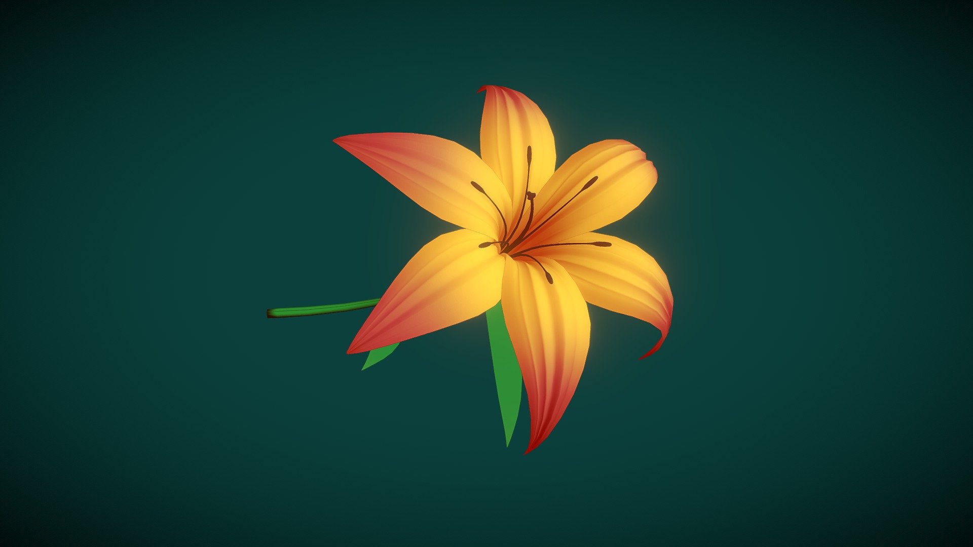 STYLIZED: Lily - 3D model by Agnieszka Talik (@agatalik) [7199130 ...