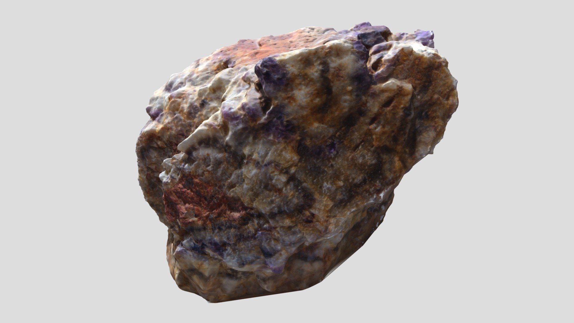 Amethyst Mineral 01 - 3D model by firelays (@firelaysadobe) [719b4af ...