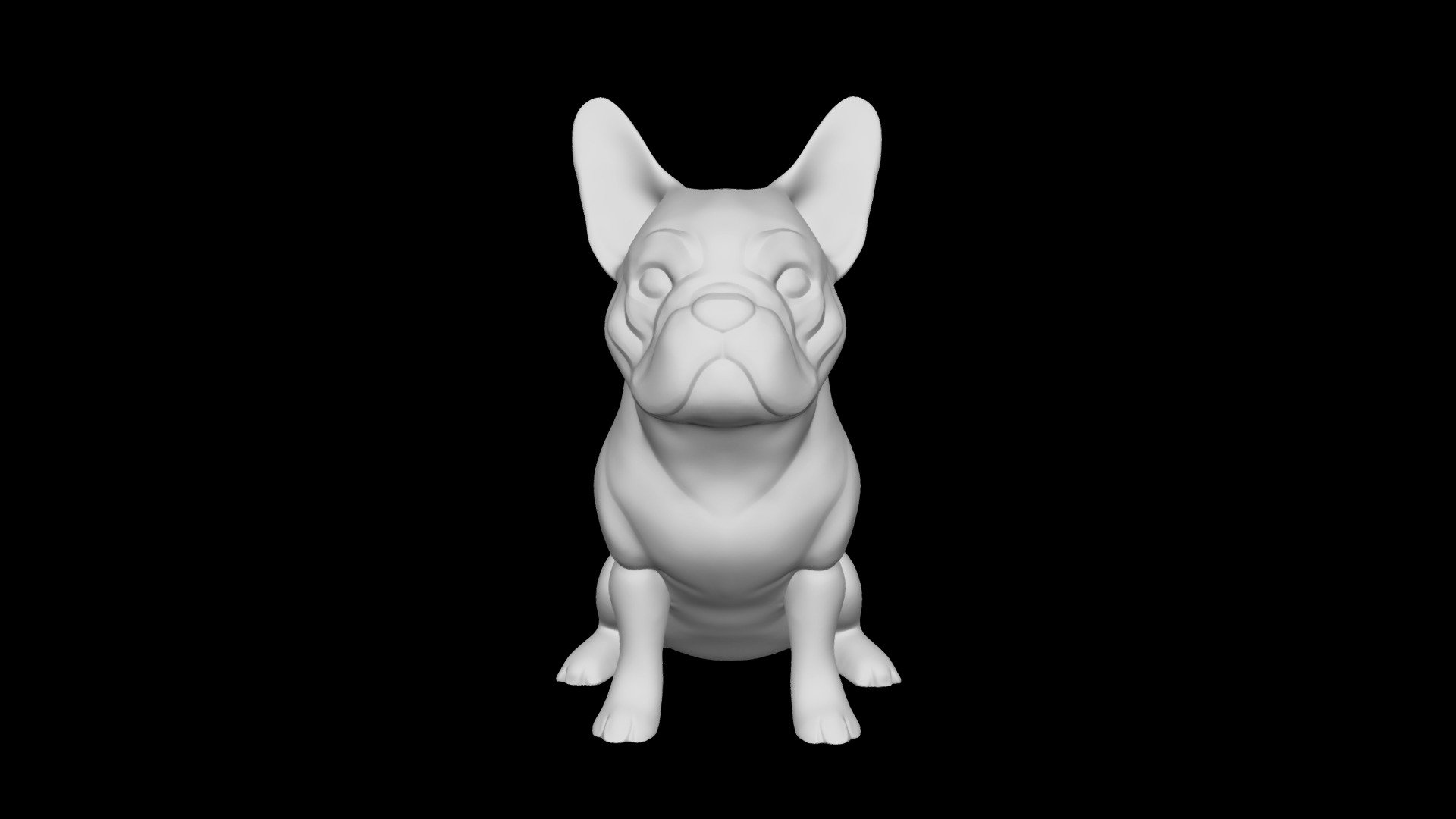 Frenchie - 3D model by FraGal [719b948] - Sketchfab