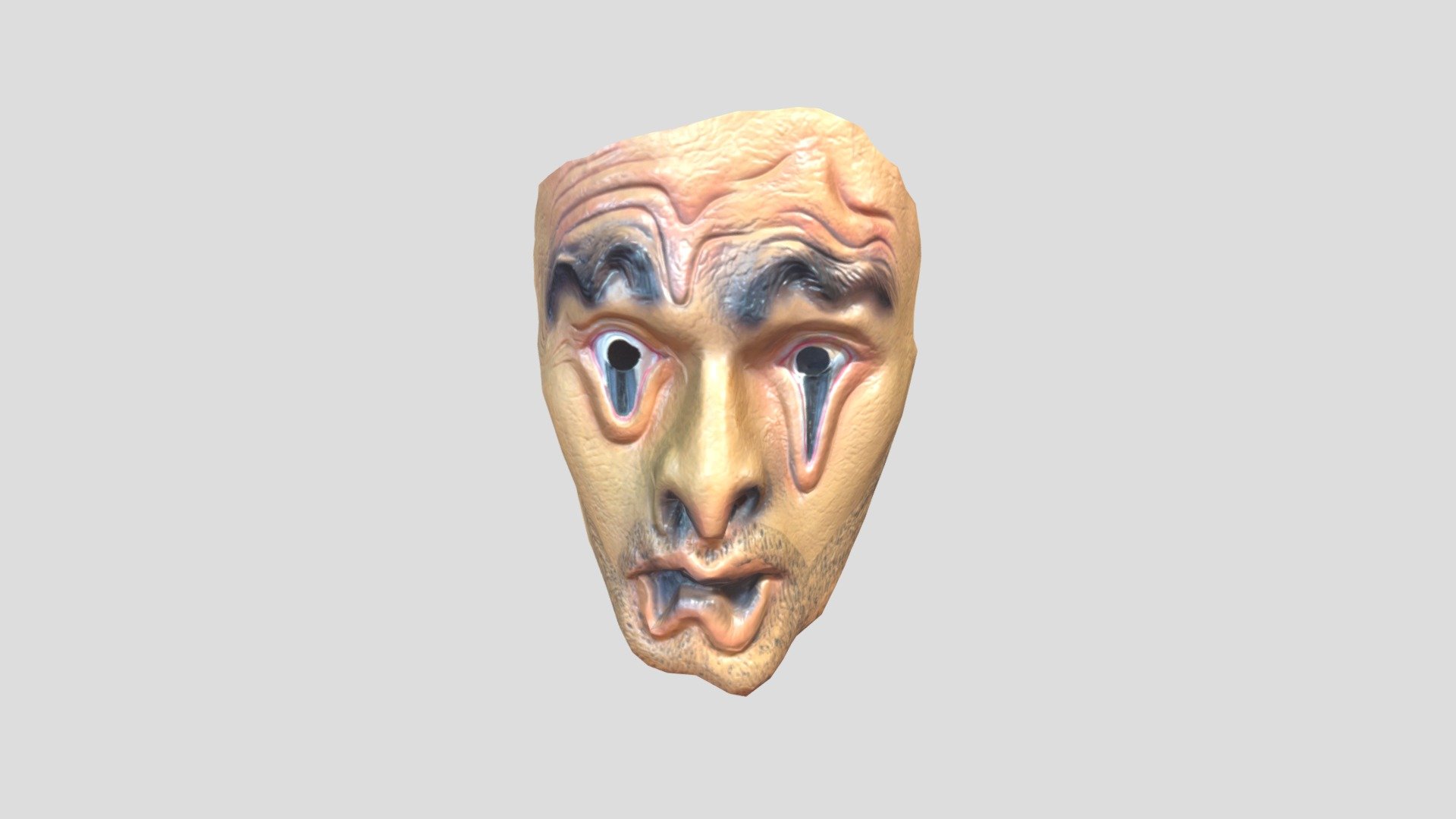 Dali Mask - Download Free 3D model by David Wigforss (@dwigfor ...