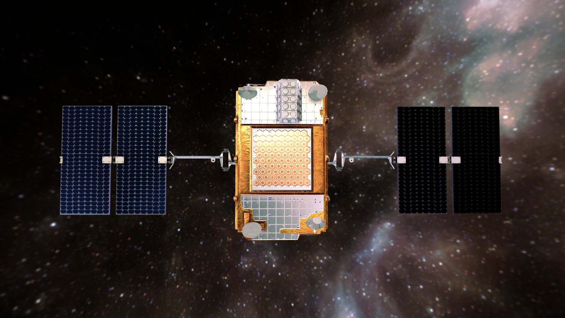 Satellite - 3D model by Pulse_Atomic [719e65b] - Sketchfab