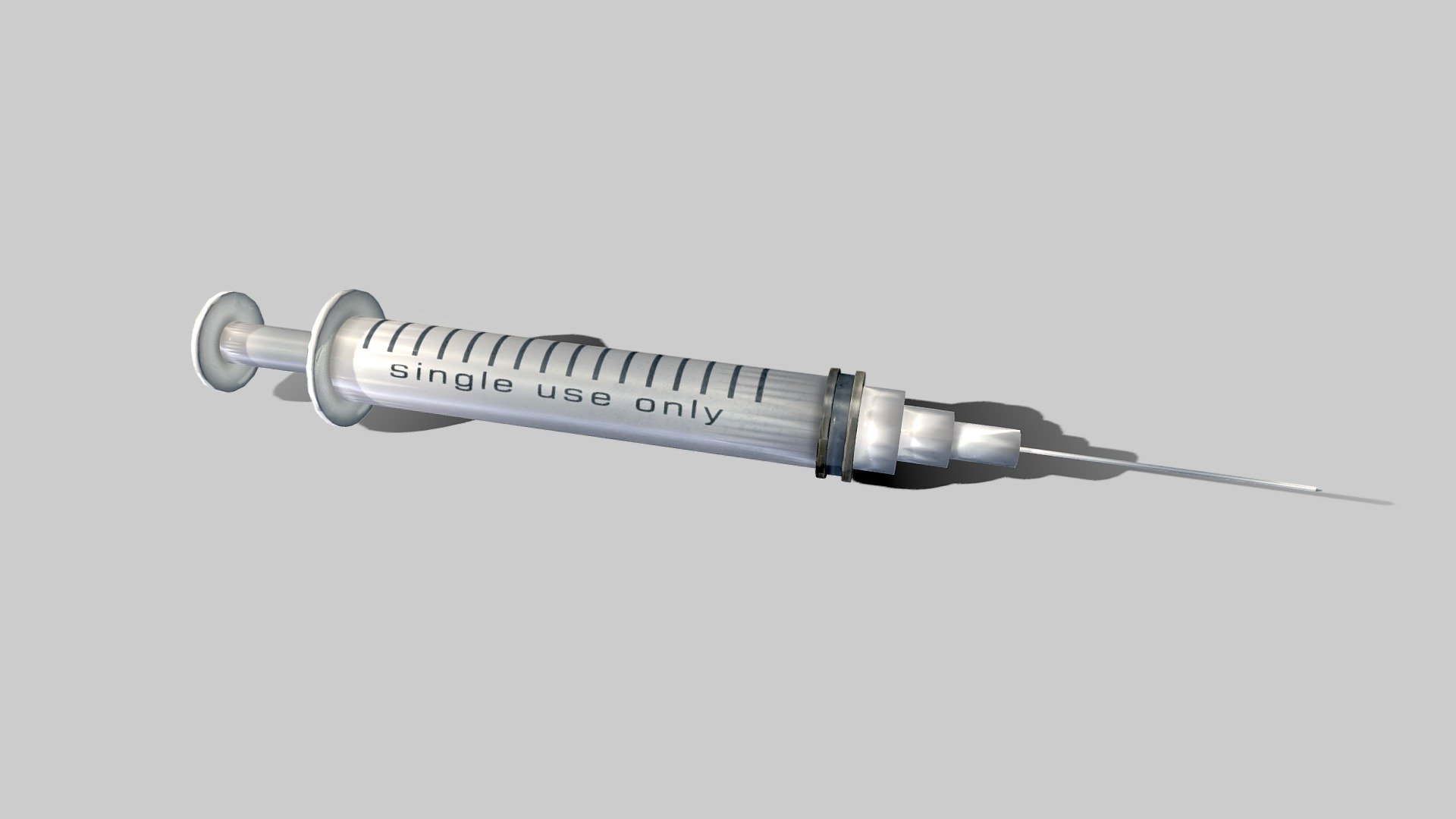 Syringe - 3D model by USERVIBE (@us3rvib3) [719f142] - Sketchfab