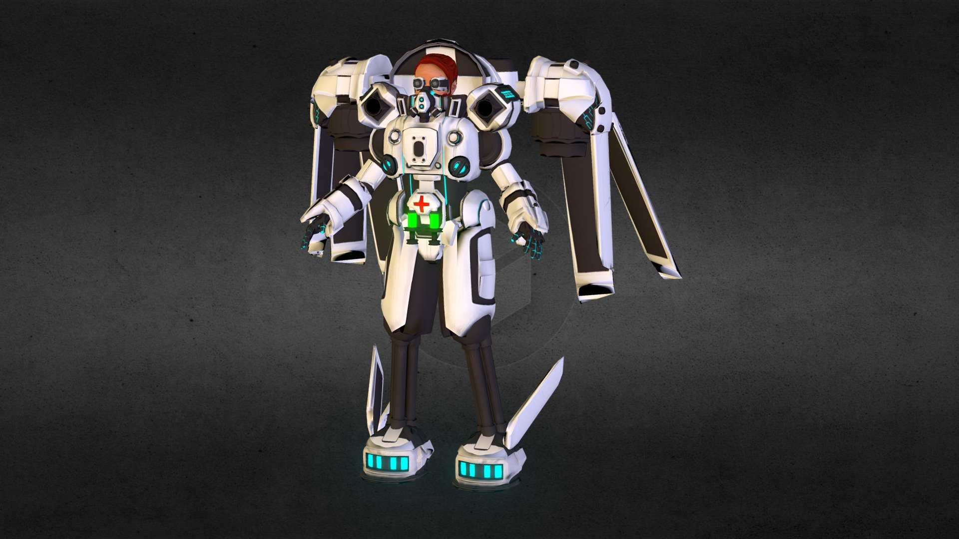 Reaper Medic - 3D model by Cynthia Wang (@QingxiaWang) [71a174f ...