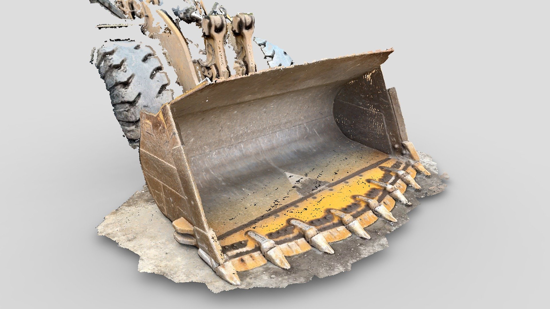 Loader Bucket Inspection - 3D model by EveryPoint [71a1aea] - Sketchfab