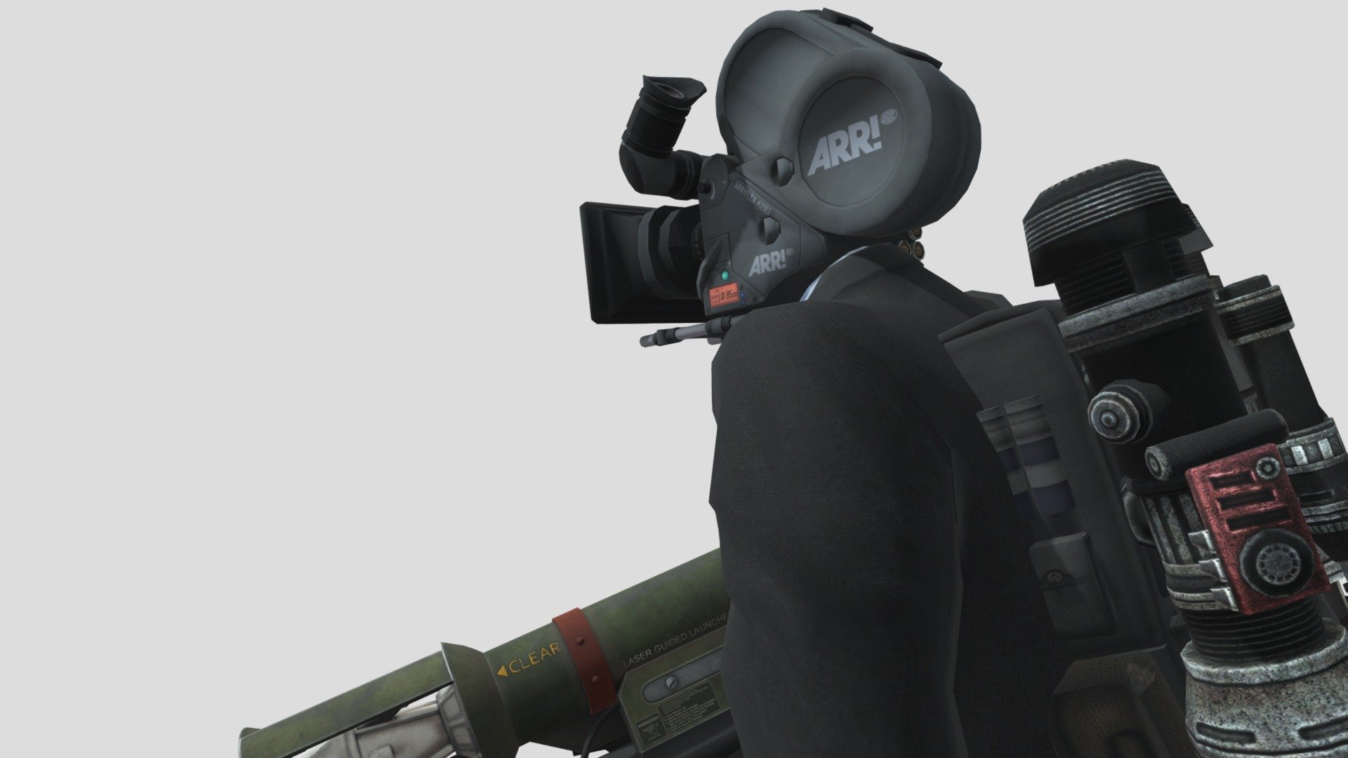 Sigma Giant Rocket Launcher Cameraman - Download Free 3D model by ...