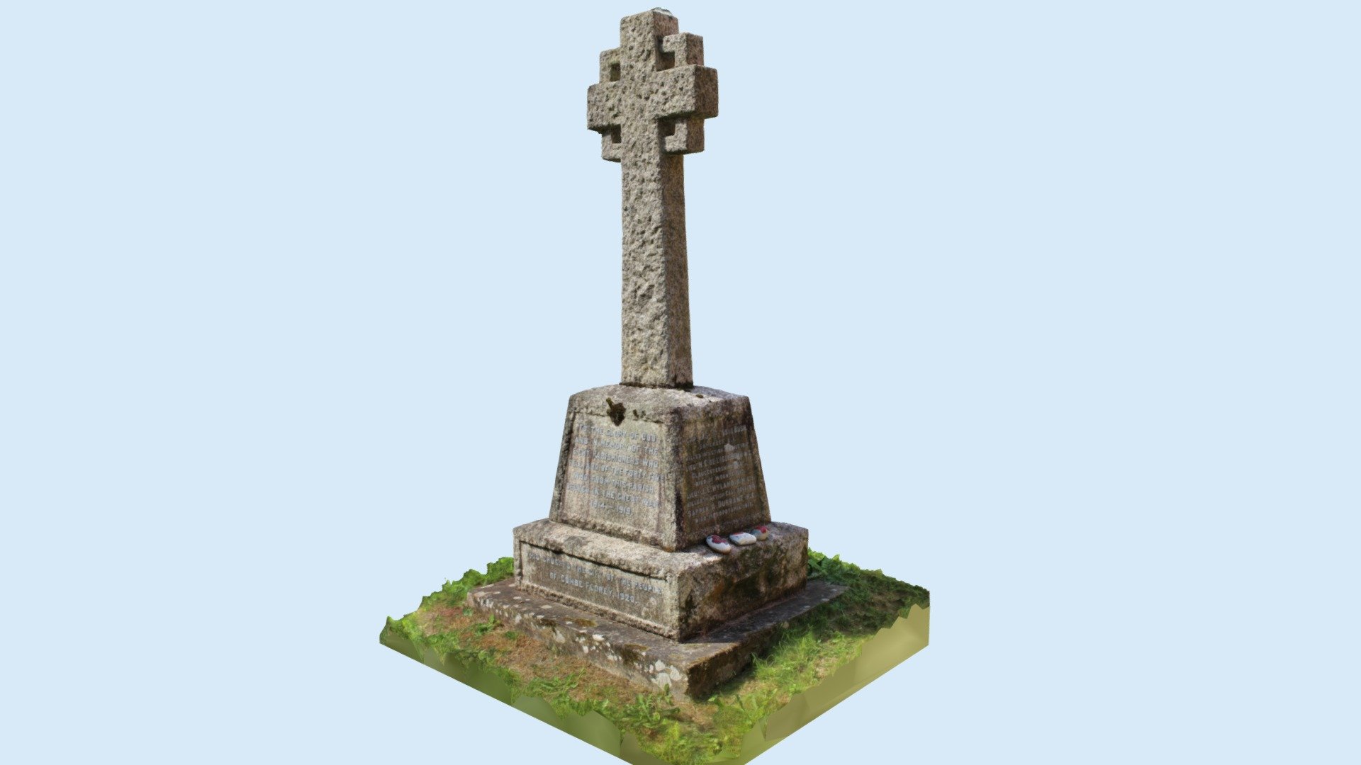 Combe Florey War Memorial - Download Free 3D model by Bob Currie ...