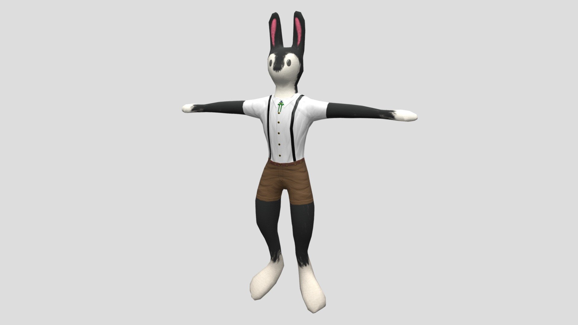 Plush Bunny - 3D model by duffy (@eduffy) [71a329d] - Sketchfab