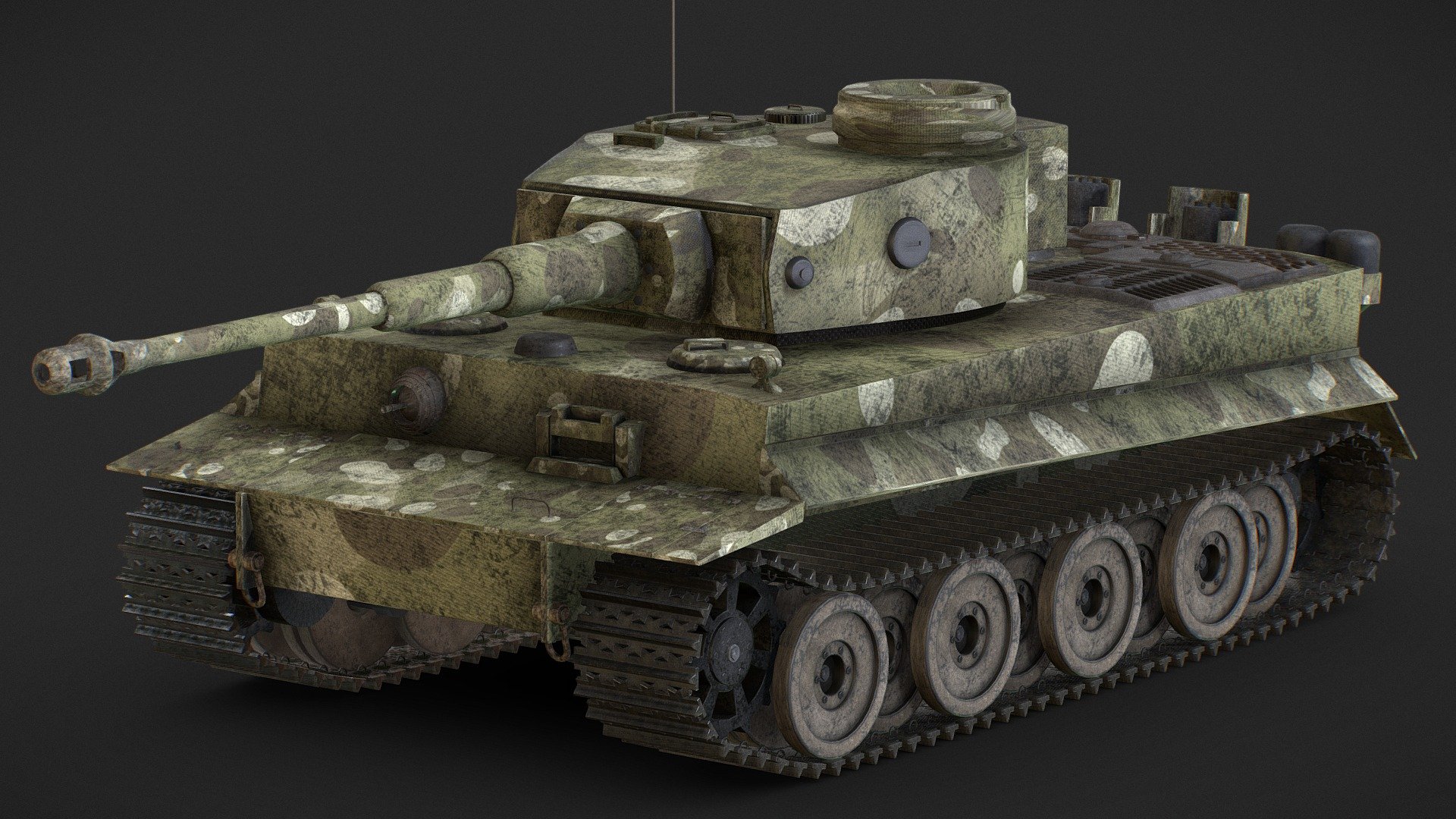Tank Tiger I - Buy Royalty Free 3D model by Nicolas Piva (@NicolasPiva ...
