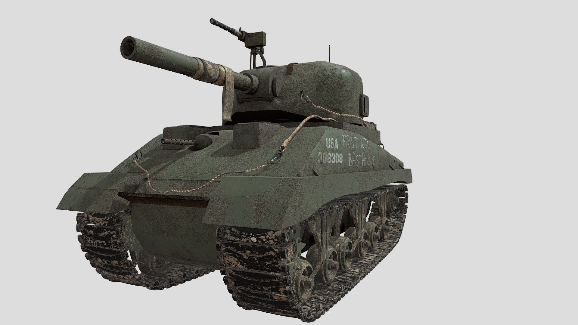 Sherman tank - 3D model by jesamabin [71a4fe3] - Sketchfab