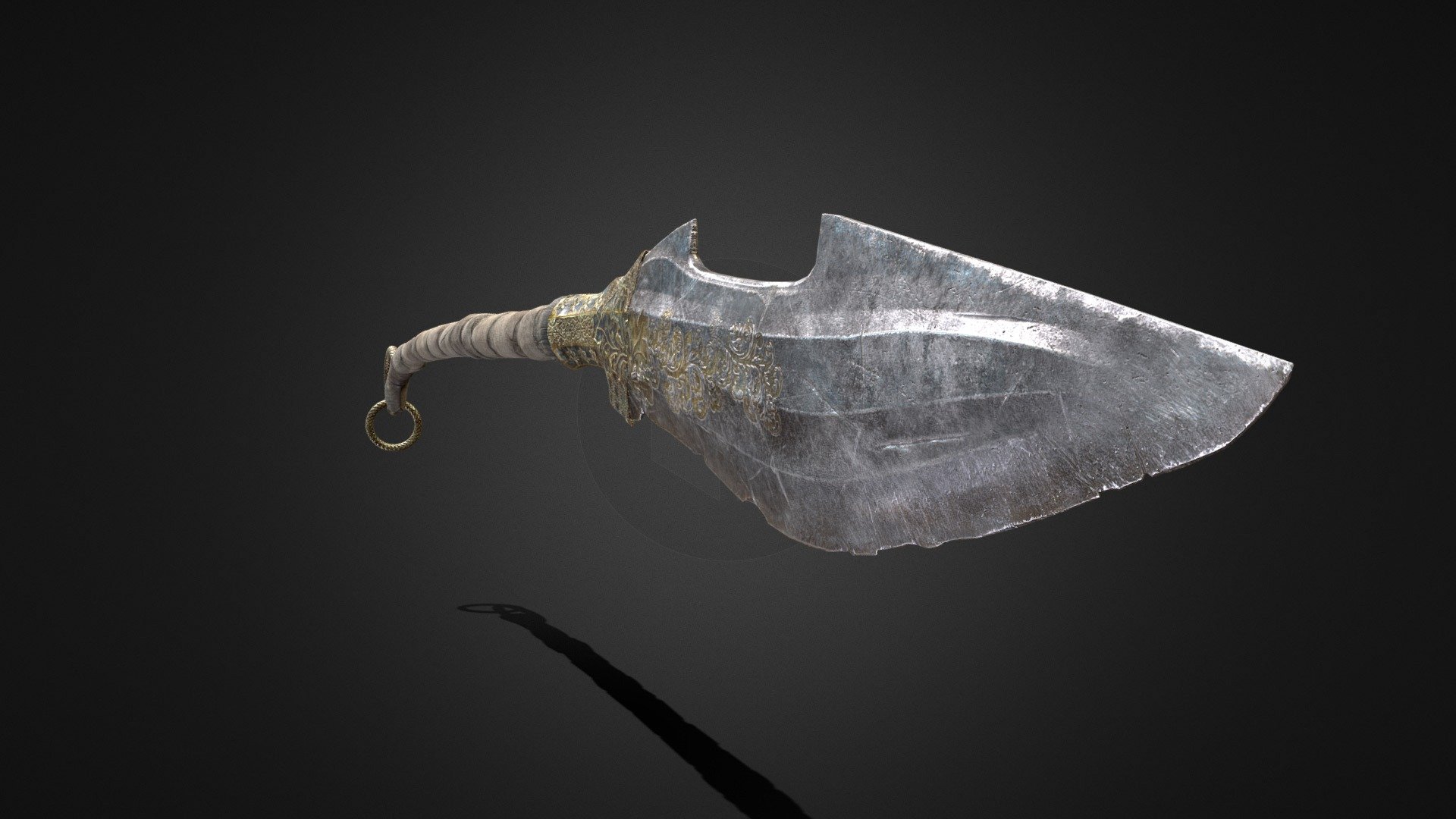 Old Glaive - Reworked textures and details - 3D model by patguilbo ...