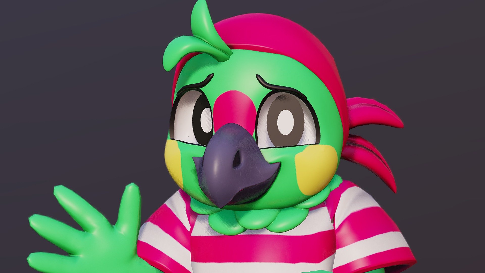 Pip Parrot - Indigo Park - Download Free 3D model by Snatchedwig ...