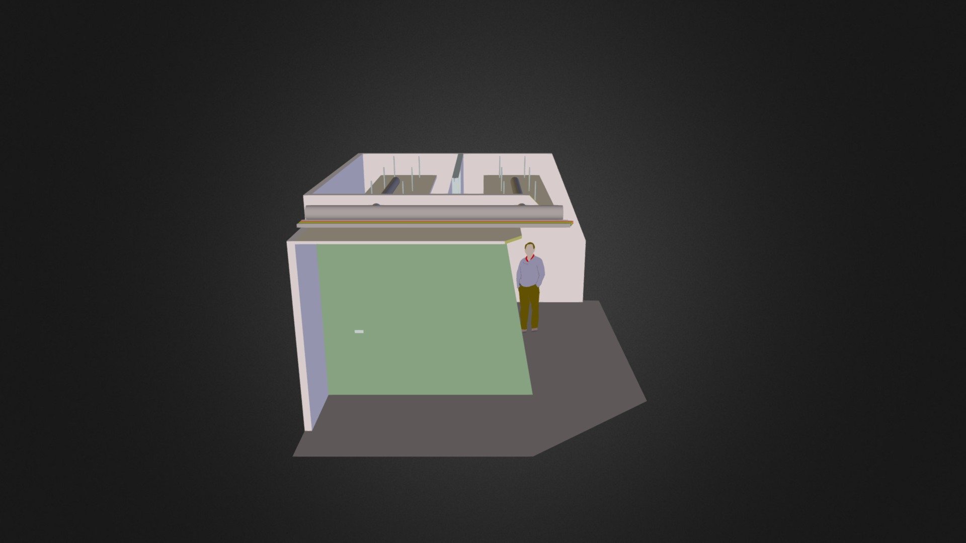 Side1 Absorbenter Vegg Til Tak Korridorplate - 3D model by sailsport ...