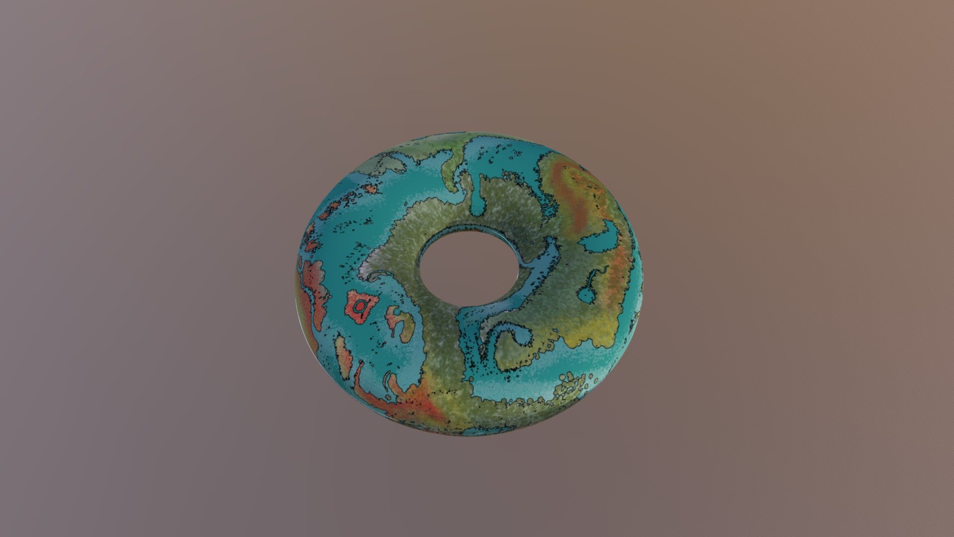 DnD Planet (Topographical) - 3D model by Badgey [71a7f4f] - Sketchfab