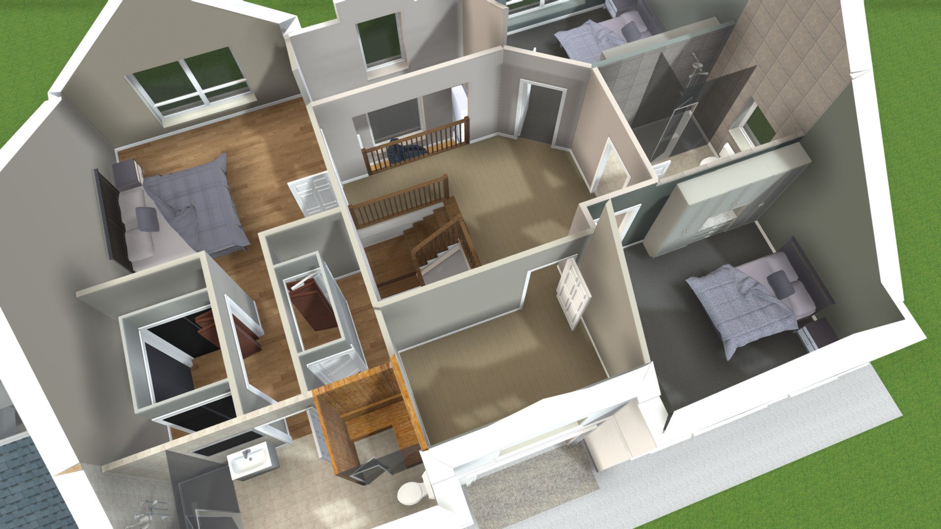 Sharons - 1st Floor Plan - 3D model by Virtual Teic (@dyb) [71a9919] - Sketchfab