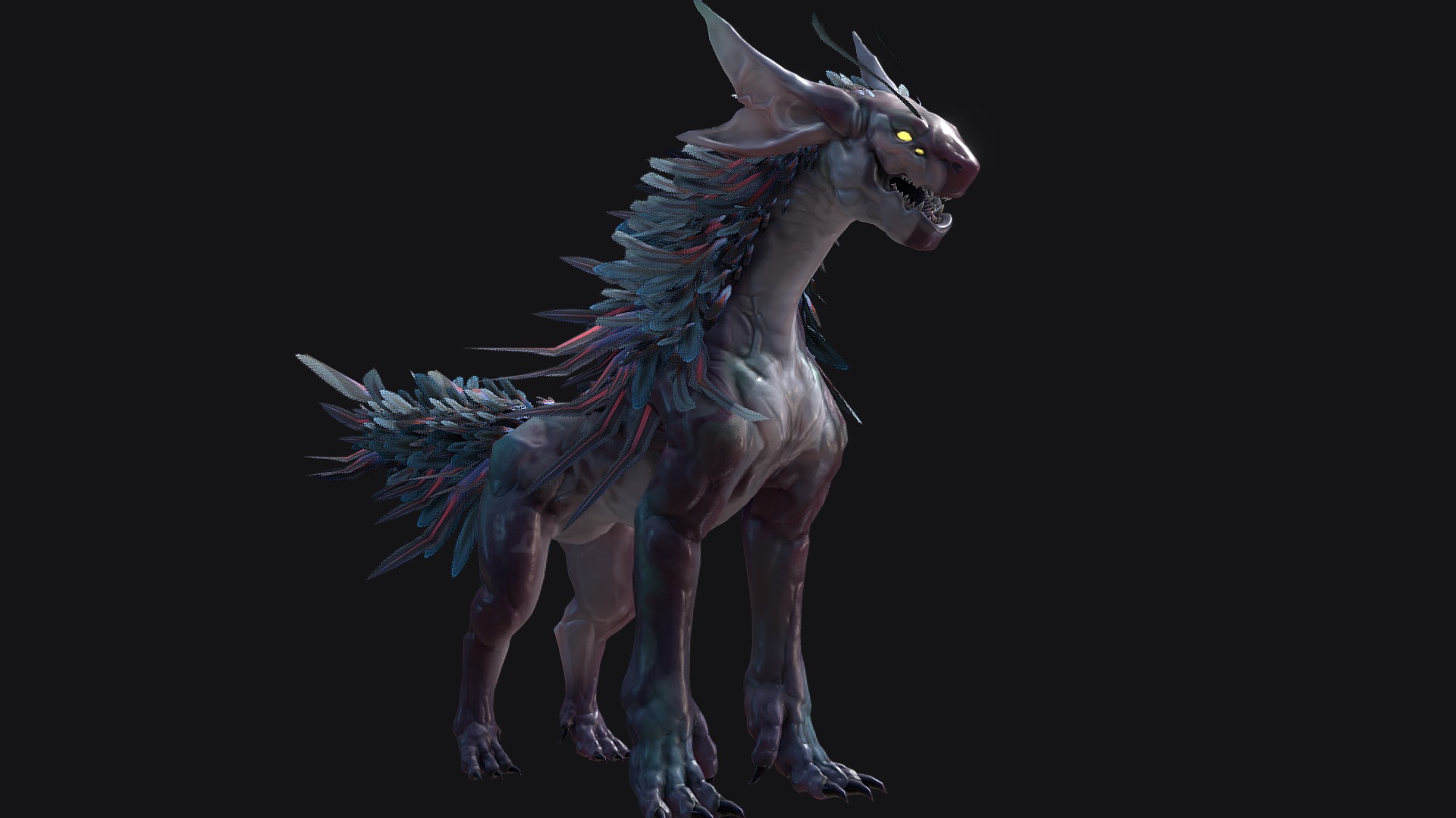 Alien creature character - 3D model by Tokyozilla [71a9acd] - Sketchfab