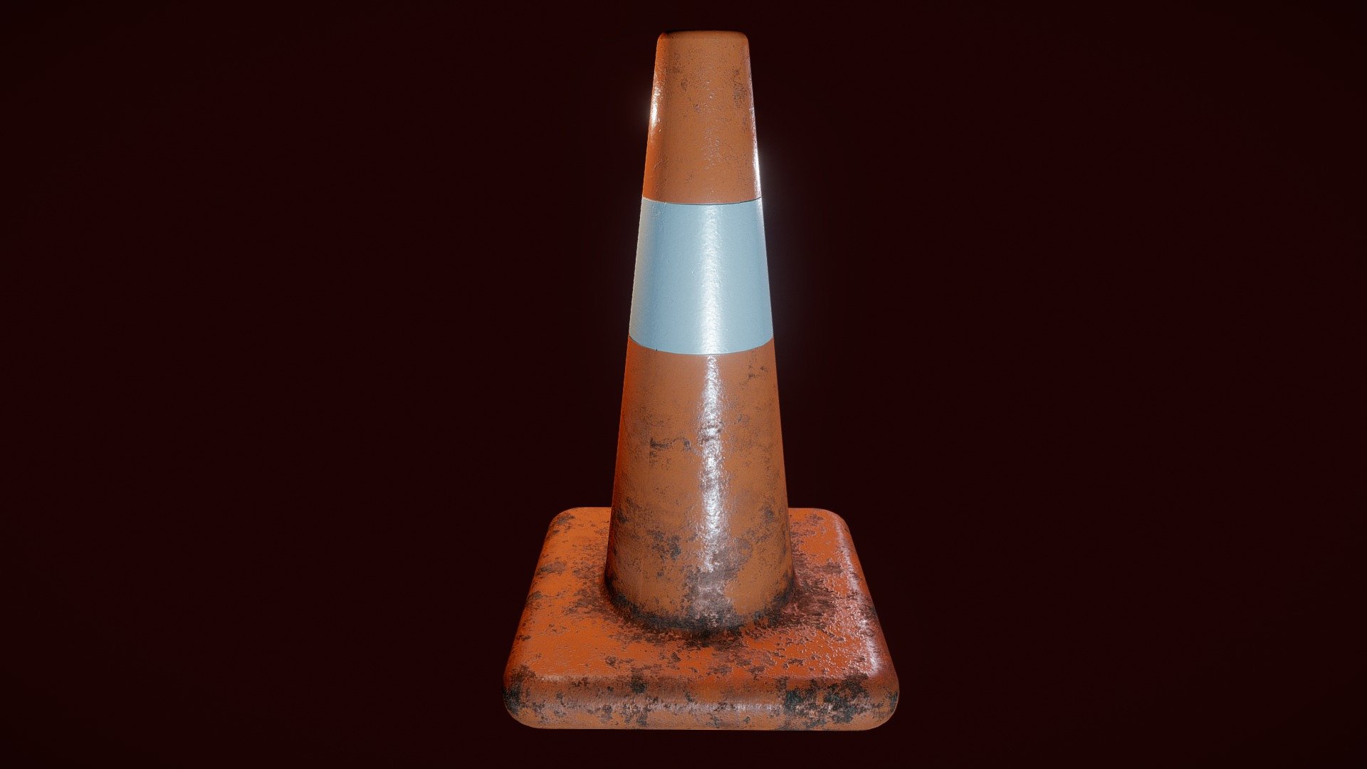 Traffic Cone - 3D model by amt16 [71aad0a] - Sketchfab