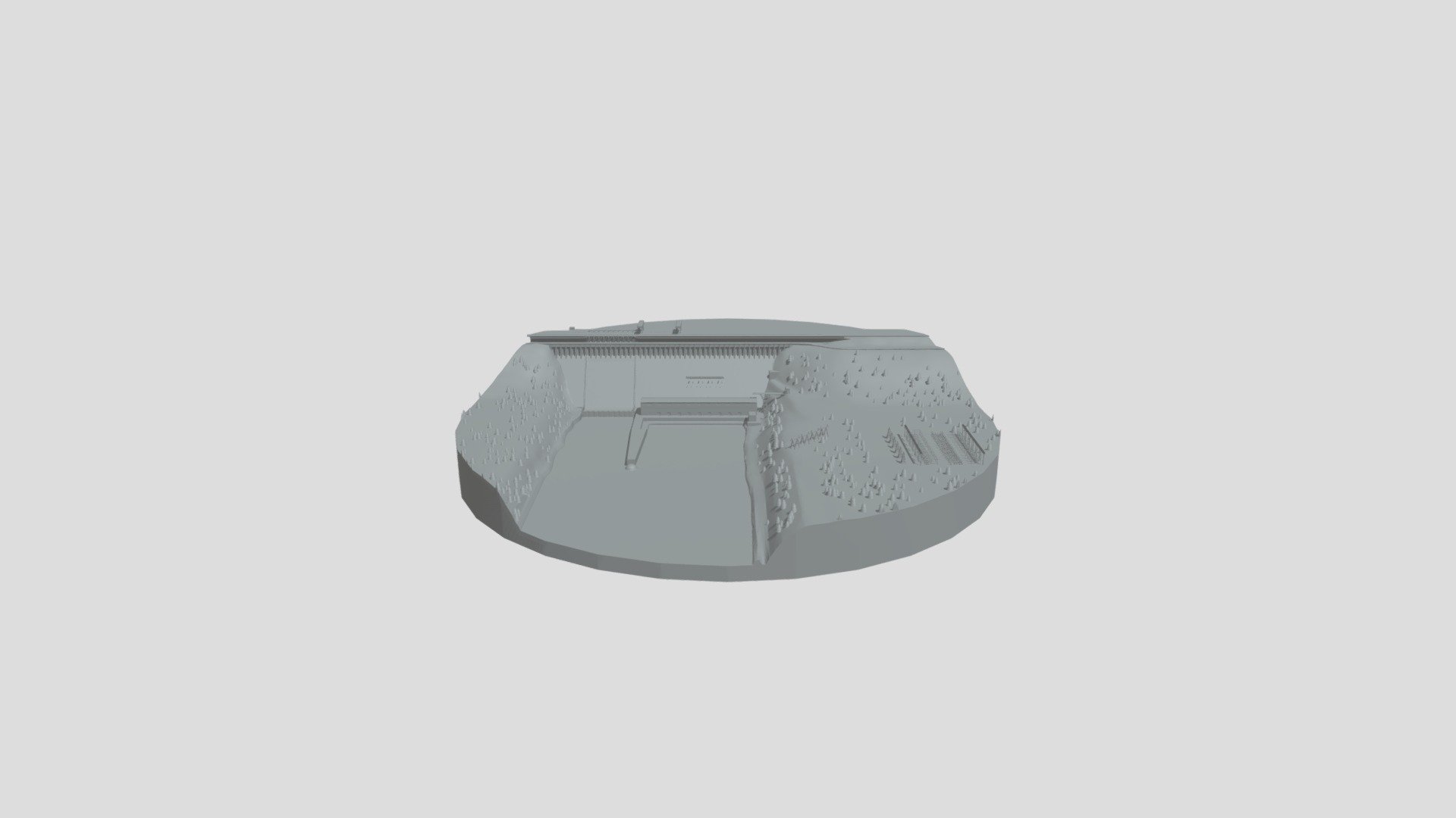 HPP (Bratsk Hydroelectric Power Plant) - 3D model by rinattt44 [71abe7c] - Sketchfab