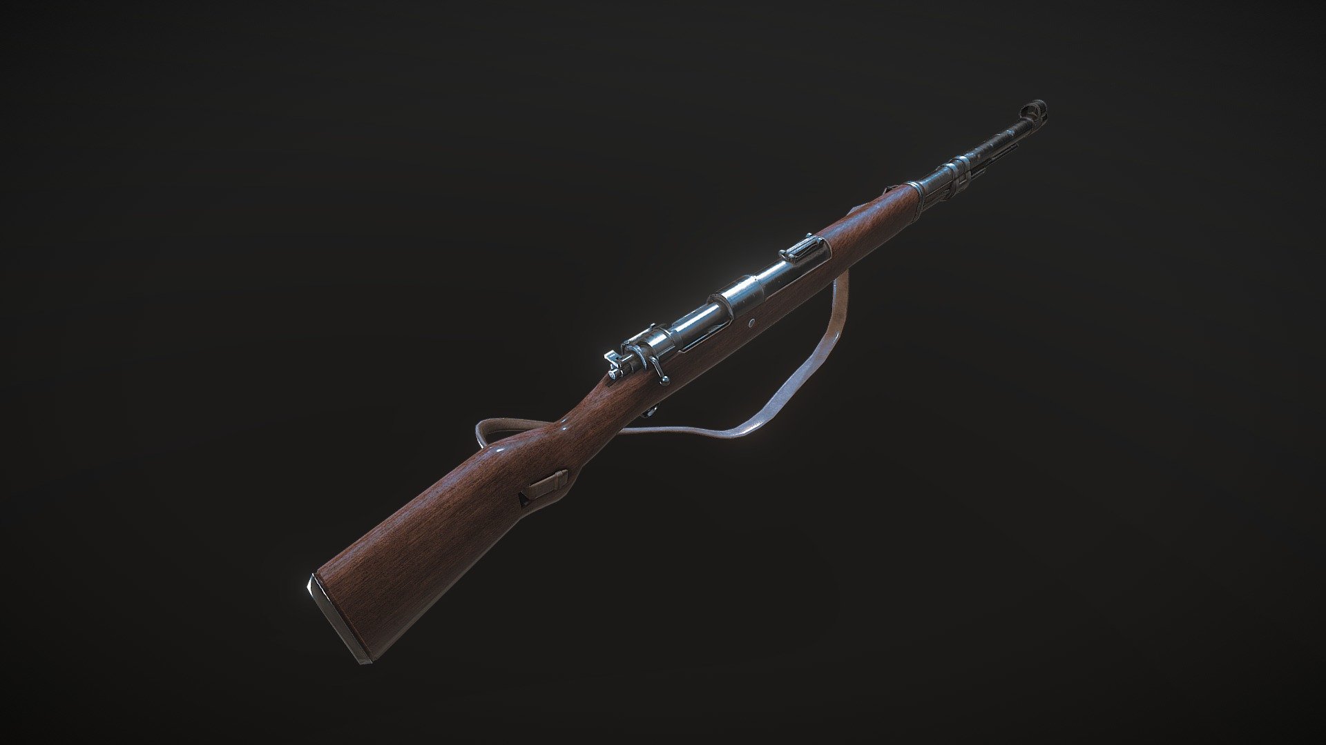 1940 German Mauser K98 Sniper - 3D model by Kookey (@YvetteKooke ...