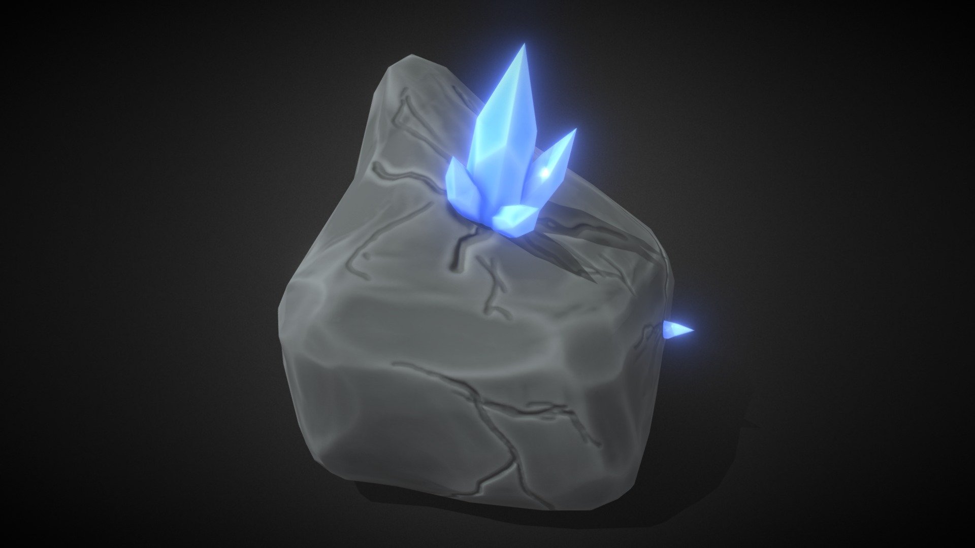 Stone Ore 1 lowpoly sample - Download Free 3D model by Sir Erdees ...