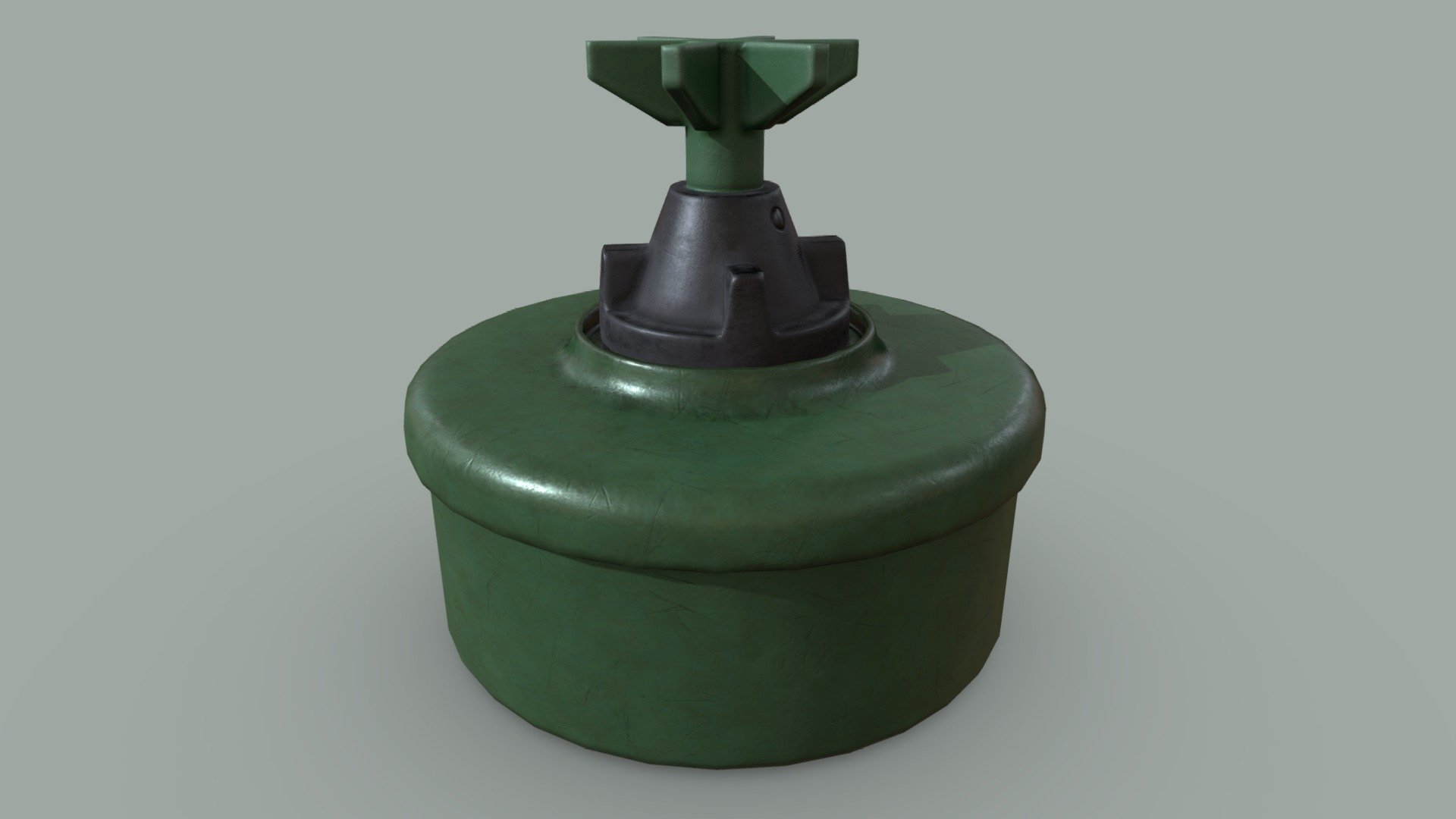 Serbian Land Mine PMA-2 - 3D model by SeT4_ [71b0d1e] - Sketchfab