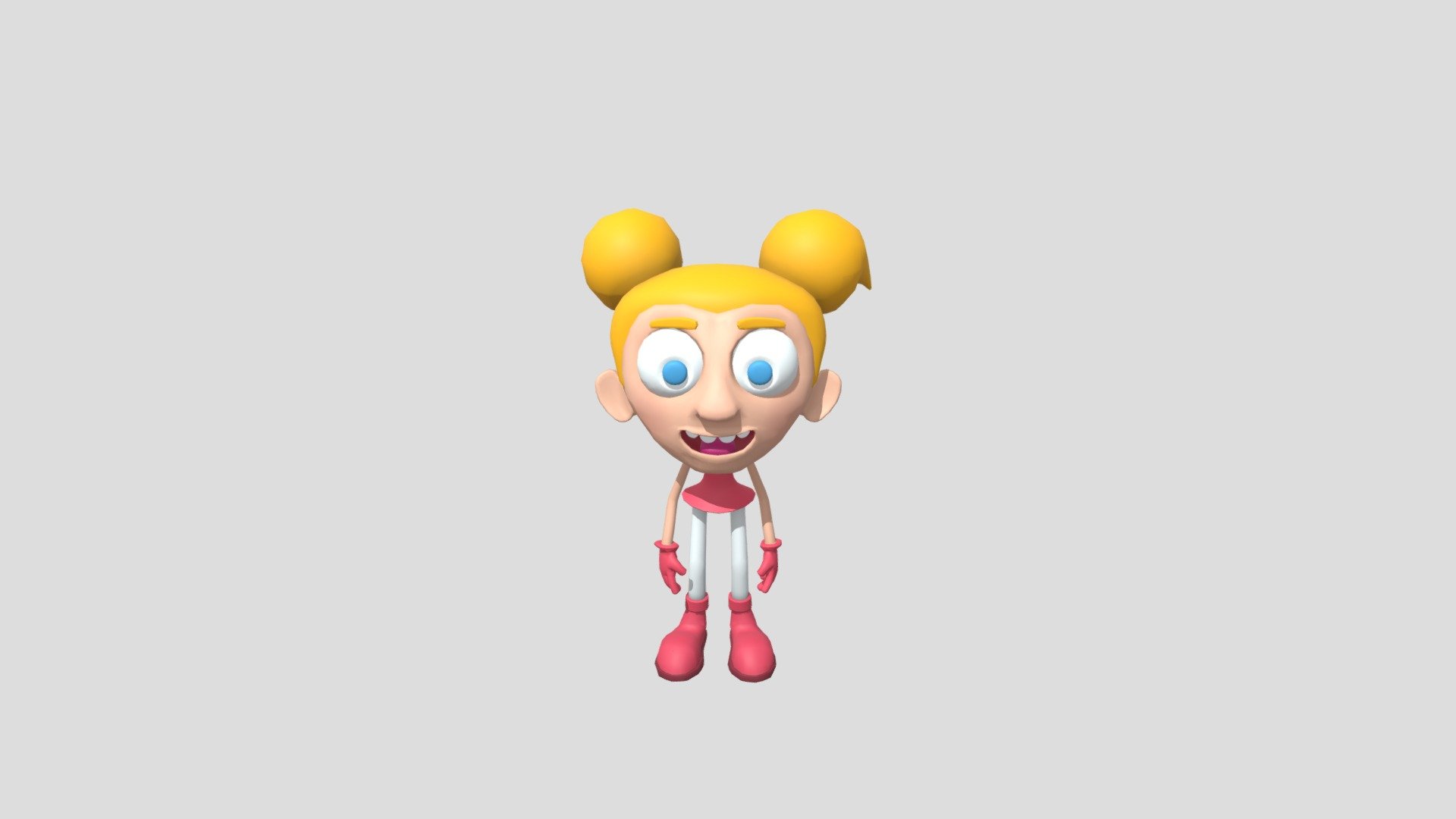 Dee Dee - Dexters Lab - 3D model by Arthur.Deering [71b158b] - Sketchfab