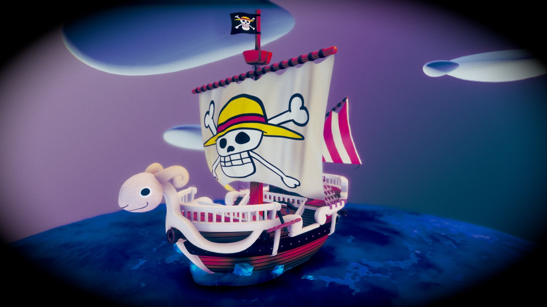 Merry (One Piece Fanart) | Drika111 - 3D model by Drika111 [71b2c74 ...